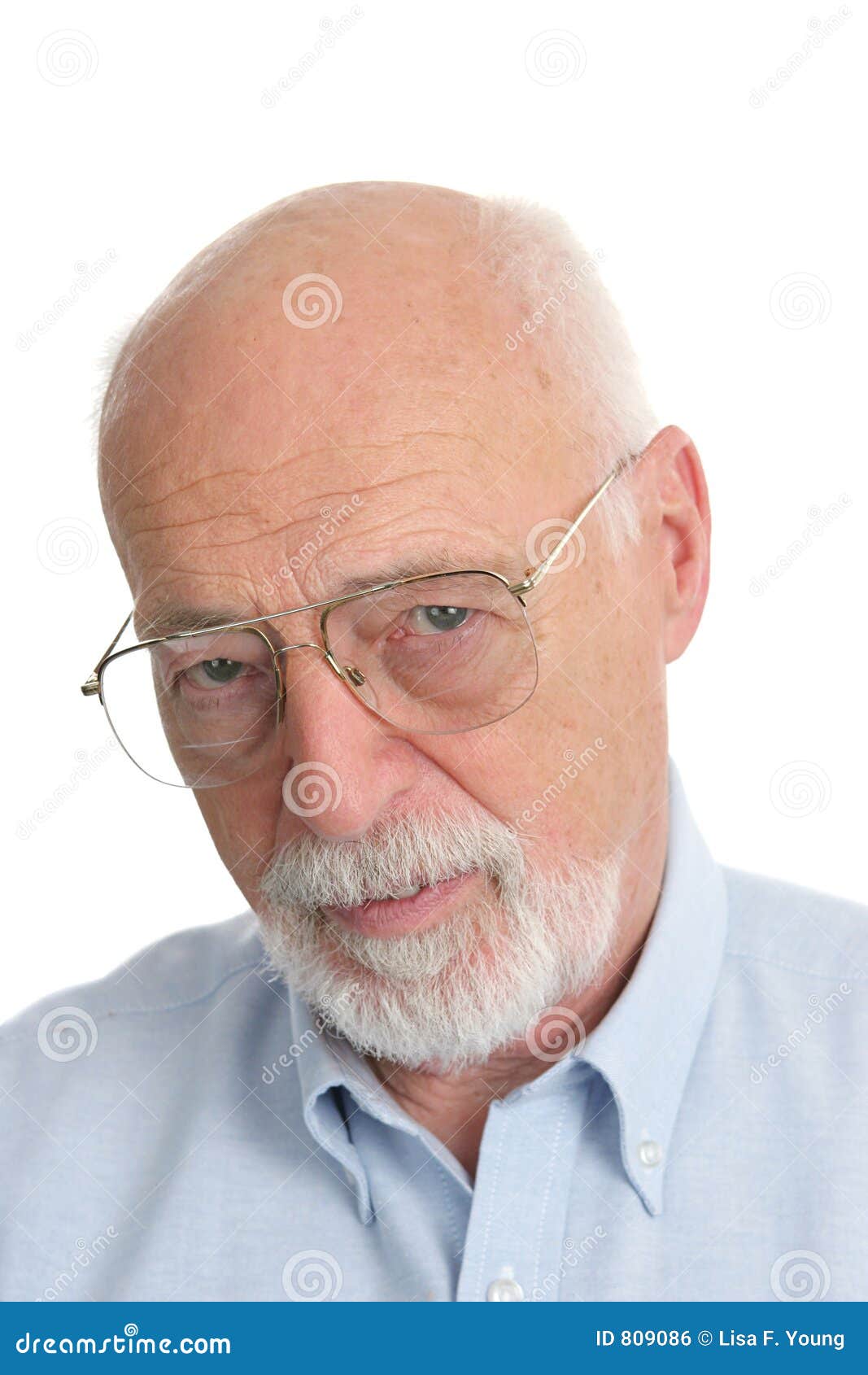 Senior Man - Serious stock photo. Image of elderly, retire - 809086