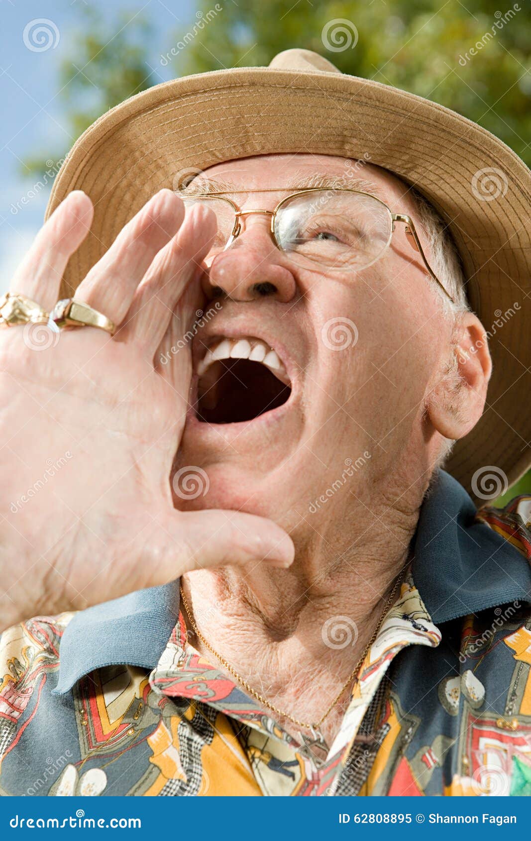 Senior man shouting stock image. Image of adult, individually - 62808895