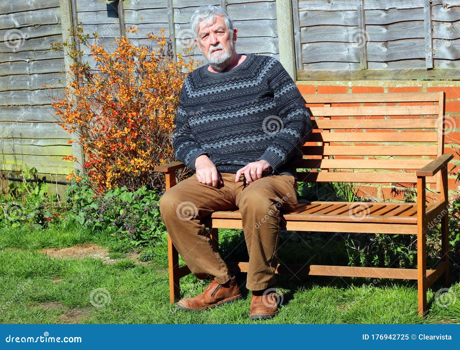 Senior Man Serious and Puzzled. Stock Image - Image of looking, puzzled ...