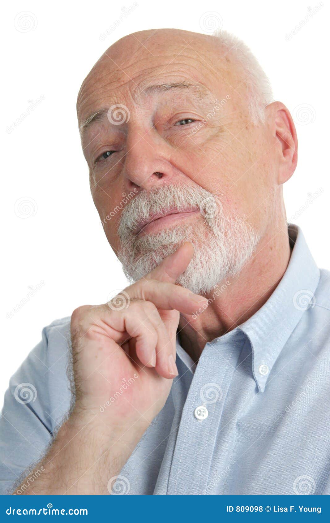Senior Man - Skeptical stock photo. Image of person, professor - 809098