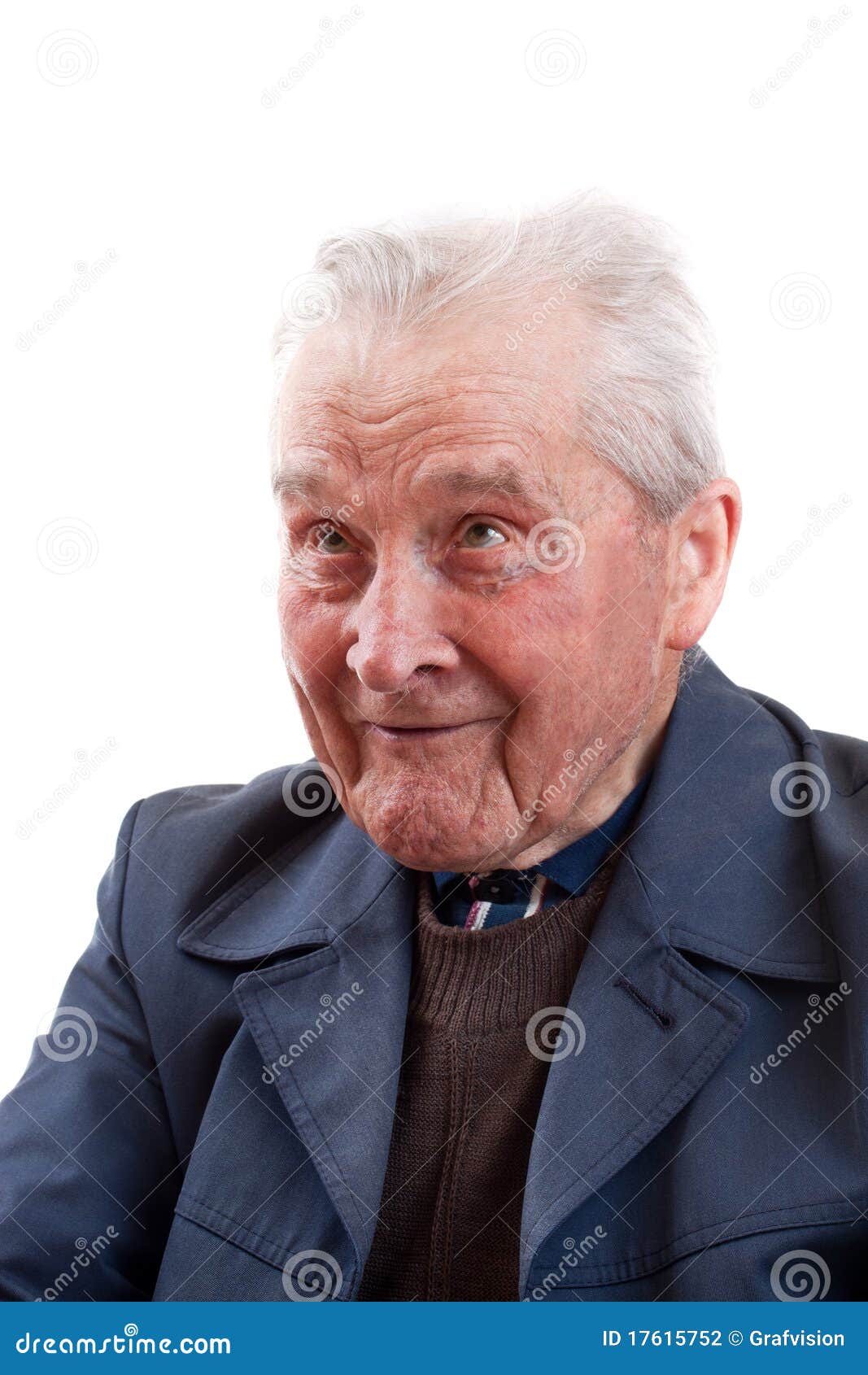 Senior man smiling stock photo. Image of gladness, eyes - 17615752