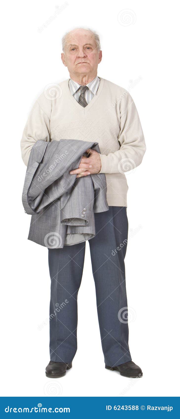 Senior man standing-up stock photo. Image of grandfather - 6243588