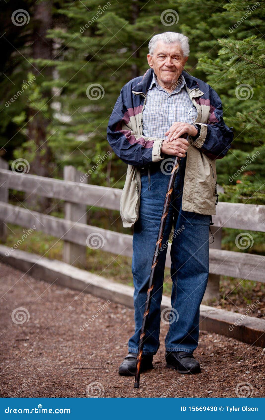 Senior Man Walking stock photo. Image of pensioner, nature - 15669430