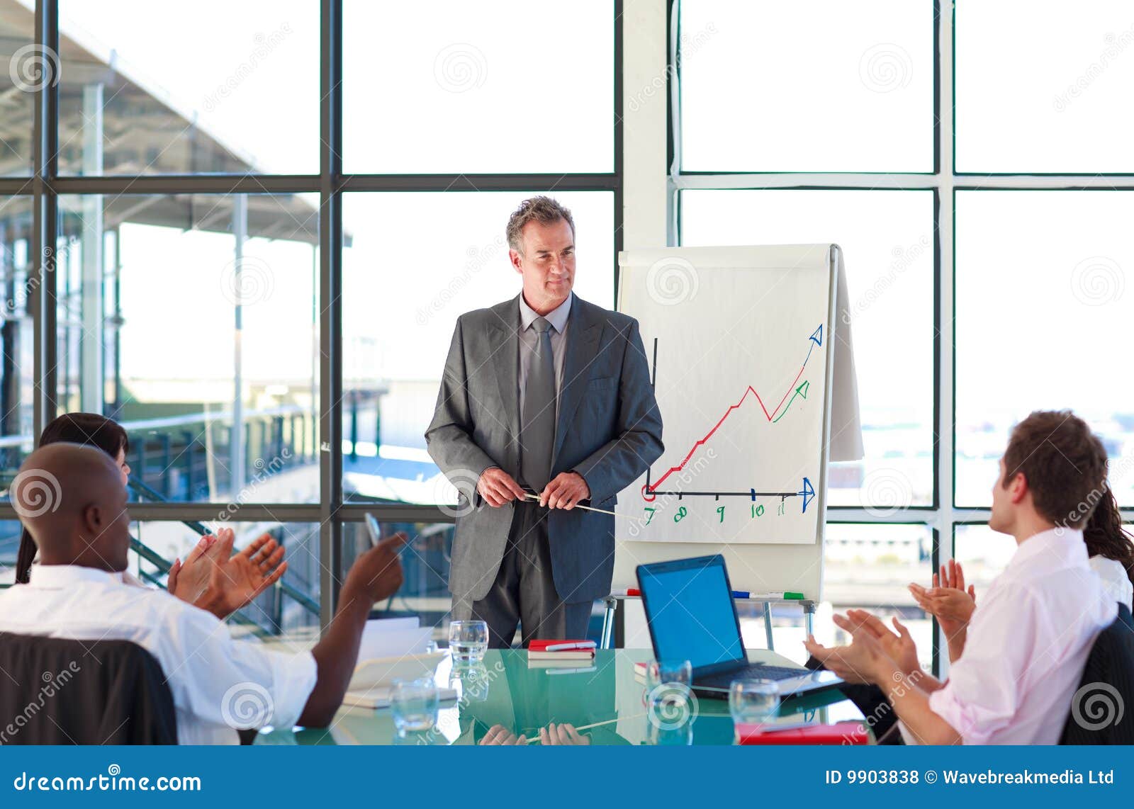 Senior Manager in a Presentation Stock Photo - Image of people ...