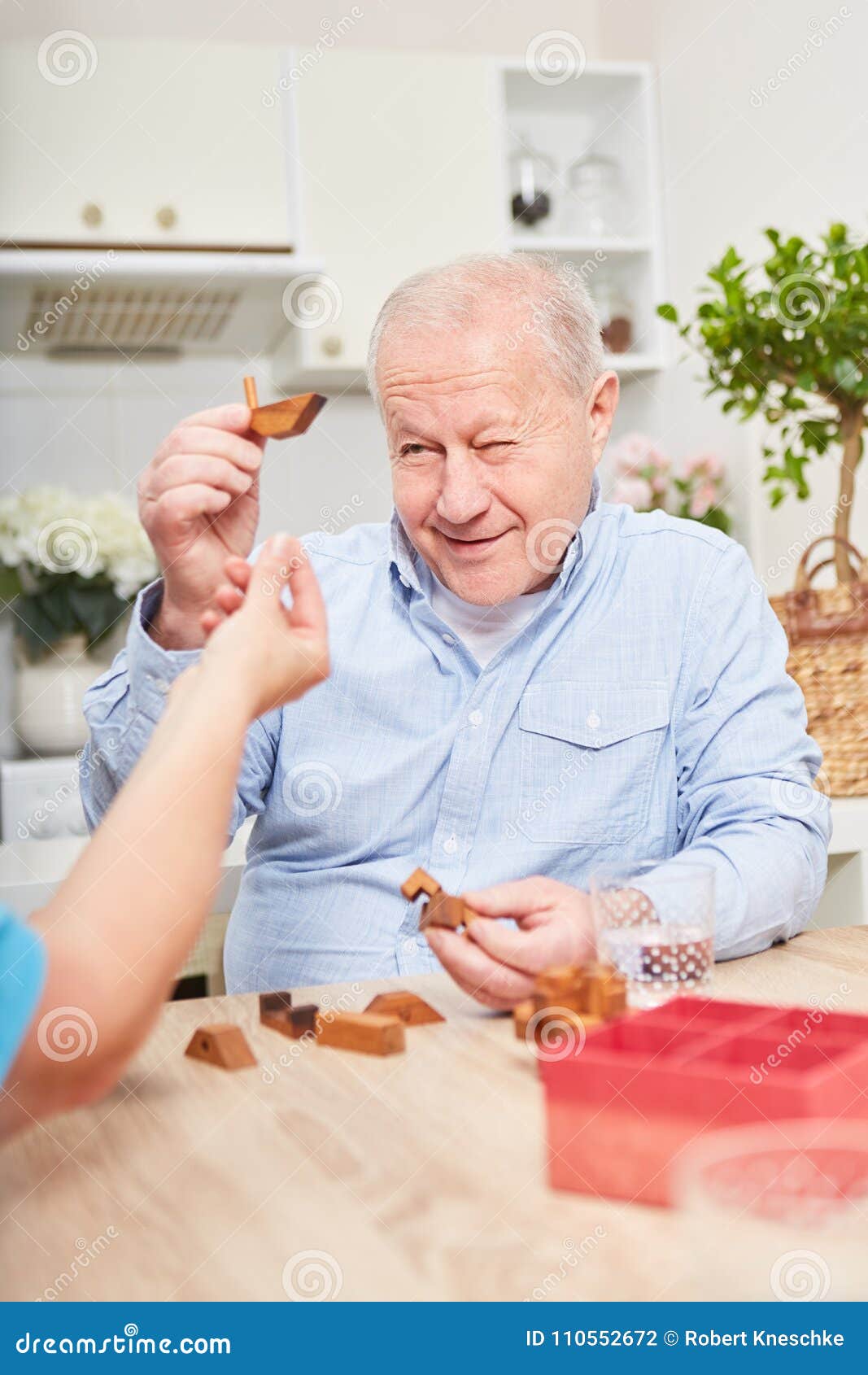 Senior in Memory Training for Dementia Stock Photo - Image of patience ...