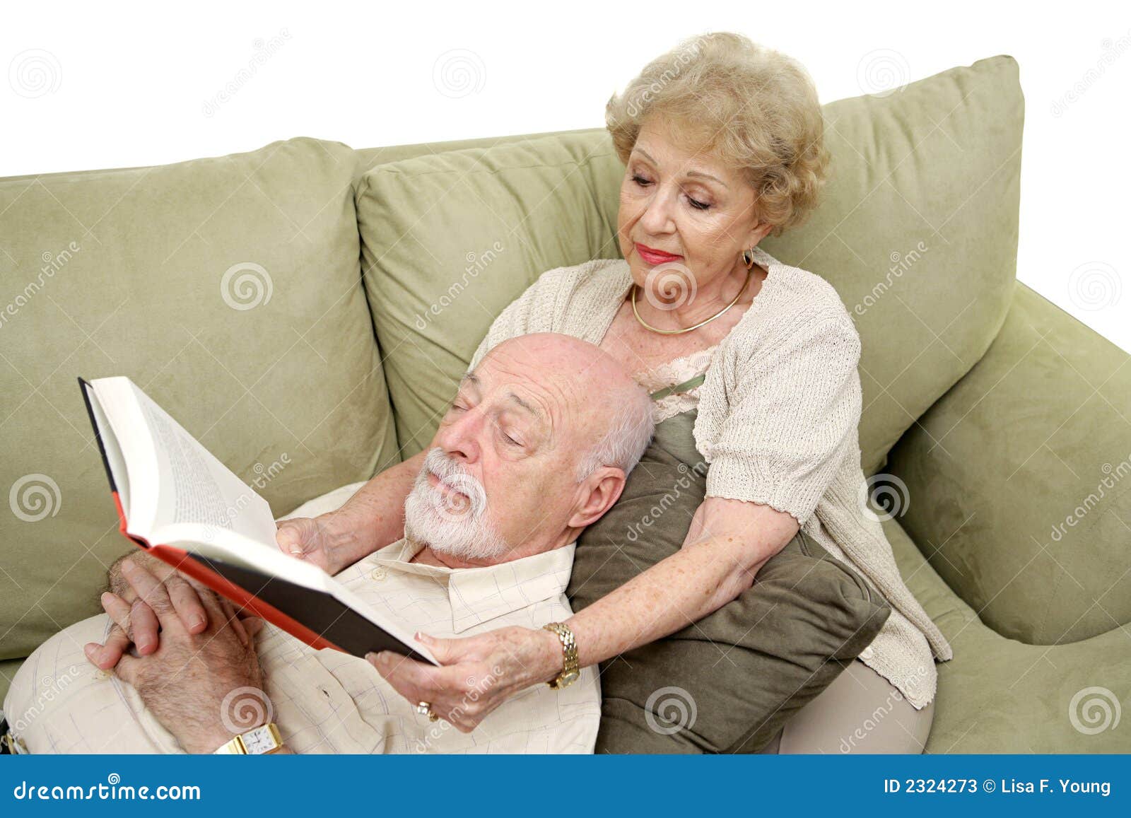 Senior Naptime stock image. Image of intelligent, listening - 2324273