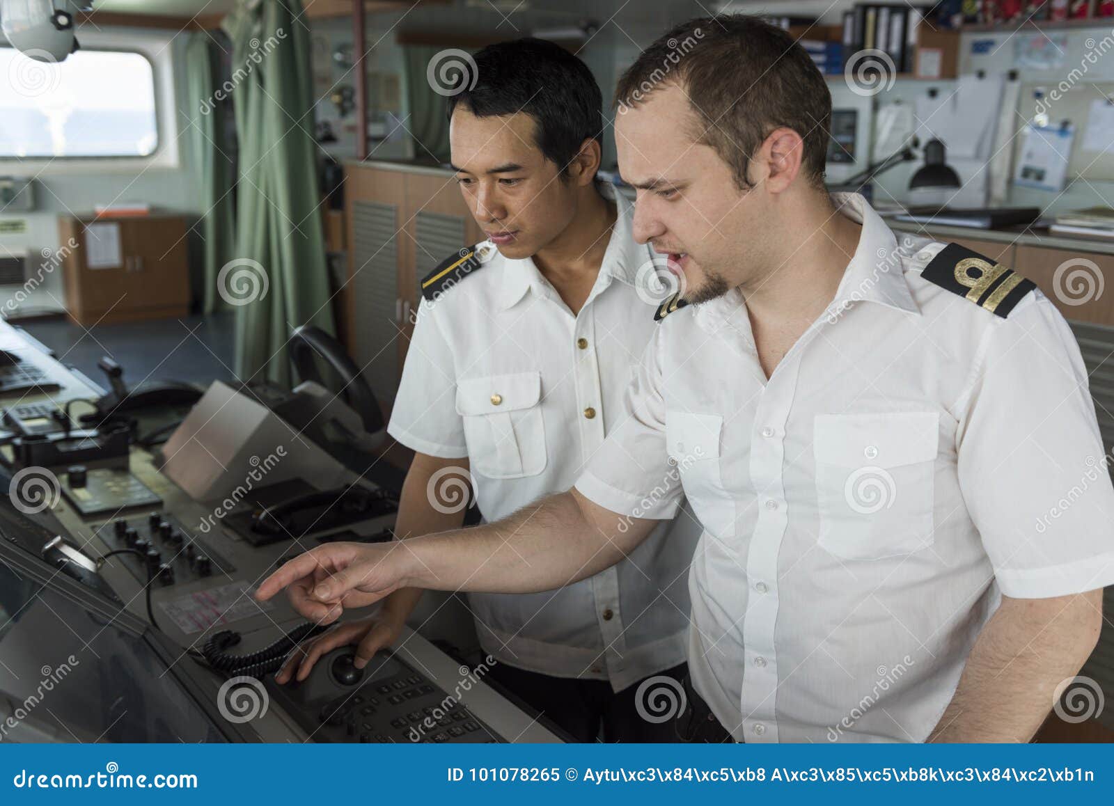 Maritime Training stock image. Image of asian, captain - 101078265
