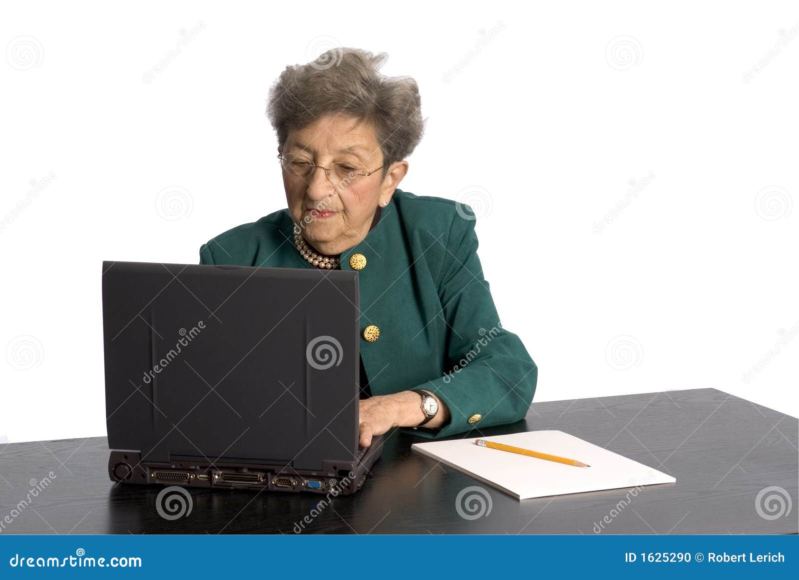 Senior office executive stock photo. Image of computer - 1625290