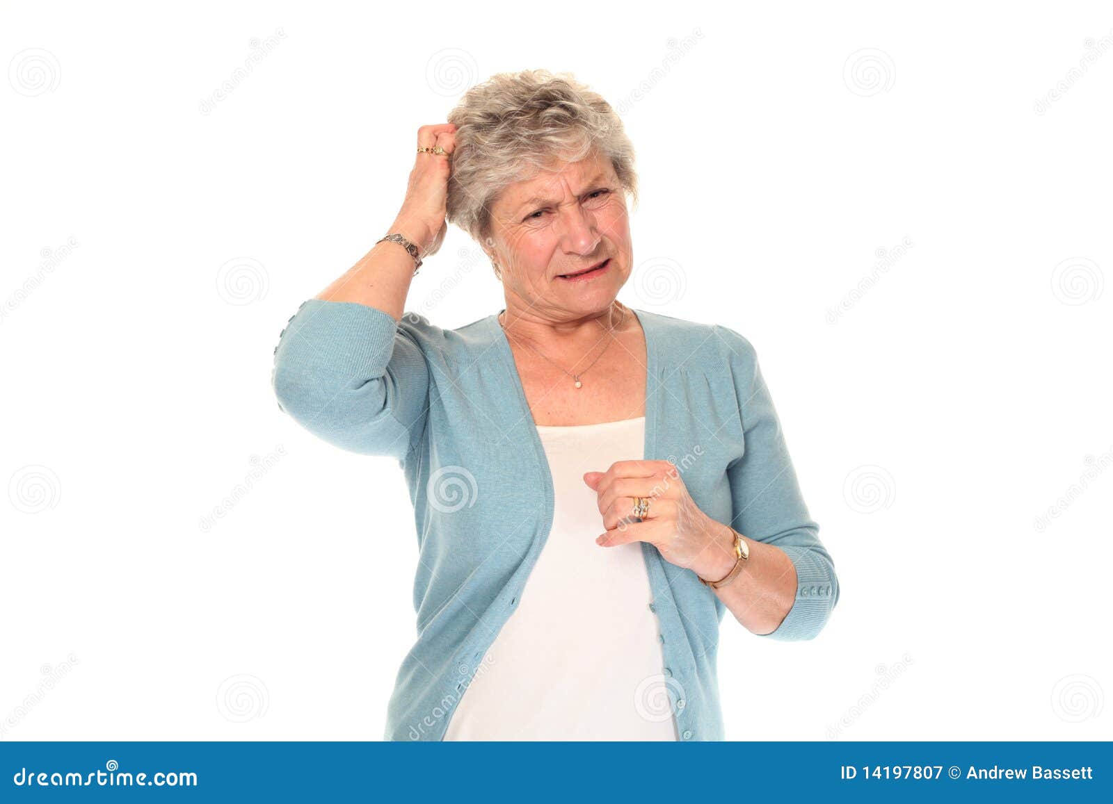 Man Scratching Head, Thinking With Brain Melting Into Many Lines ...