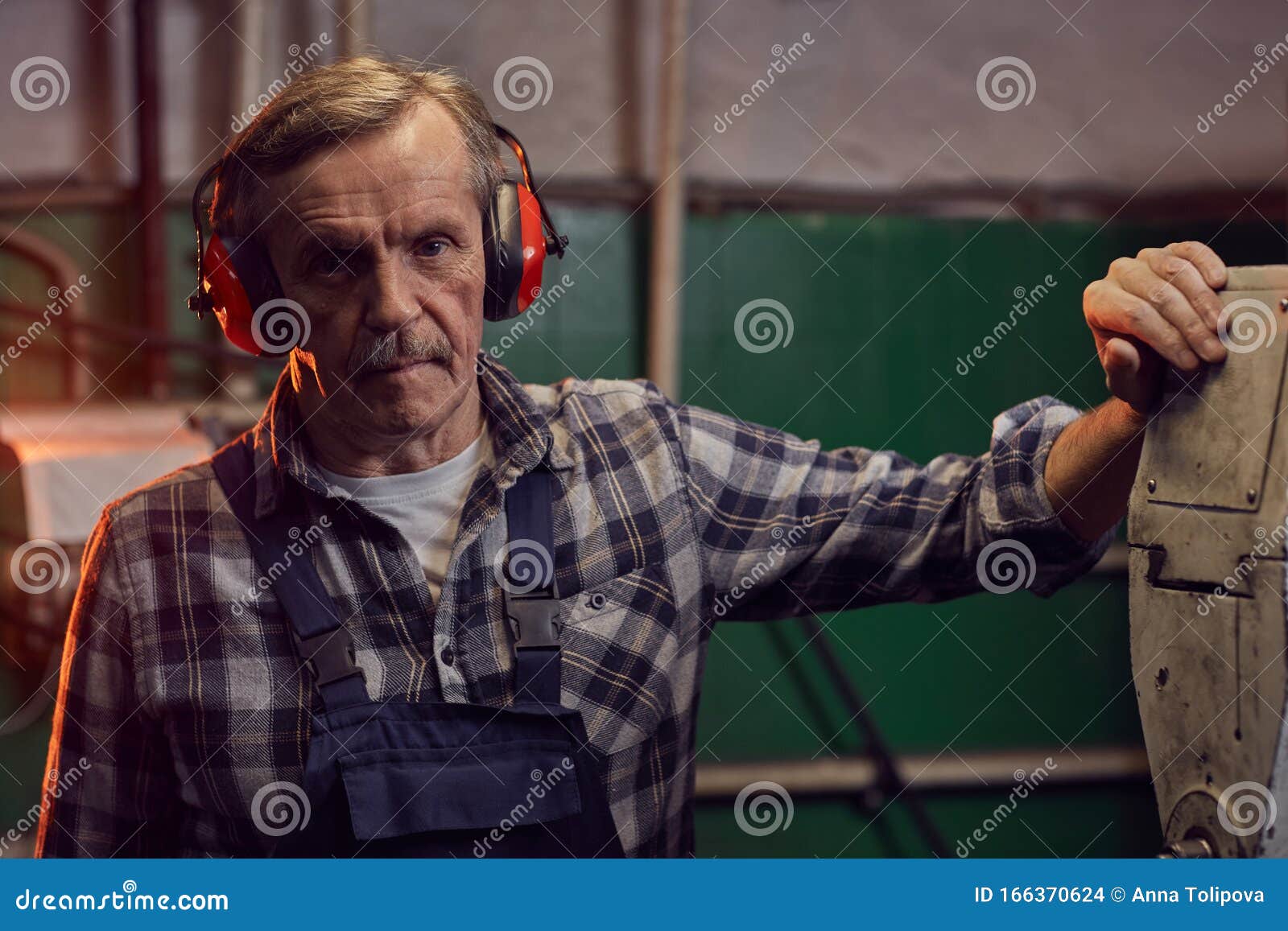 Senior operator at work stock photo. Image of engineer - 166370624