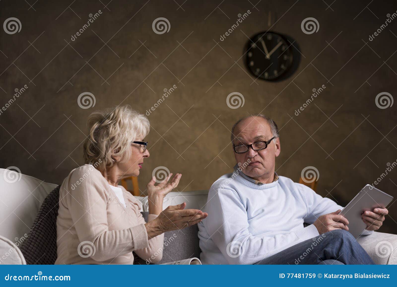 Senior people having fight stock image. Image of caregiver - 77481759