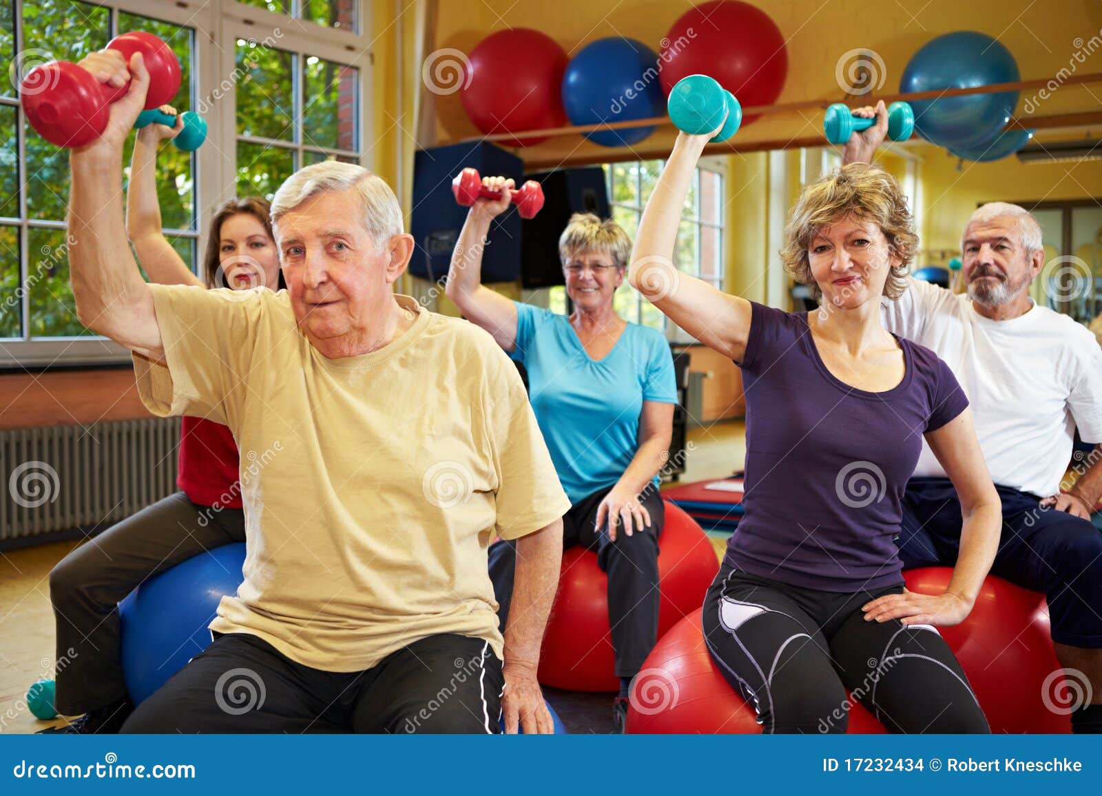 Senior People Working Out Stock Images - Image: 17232434