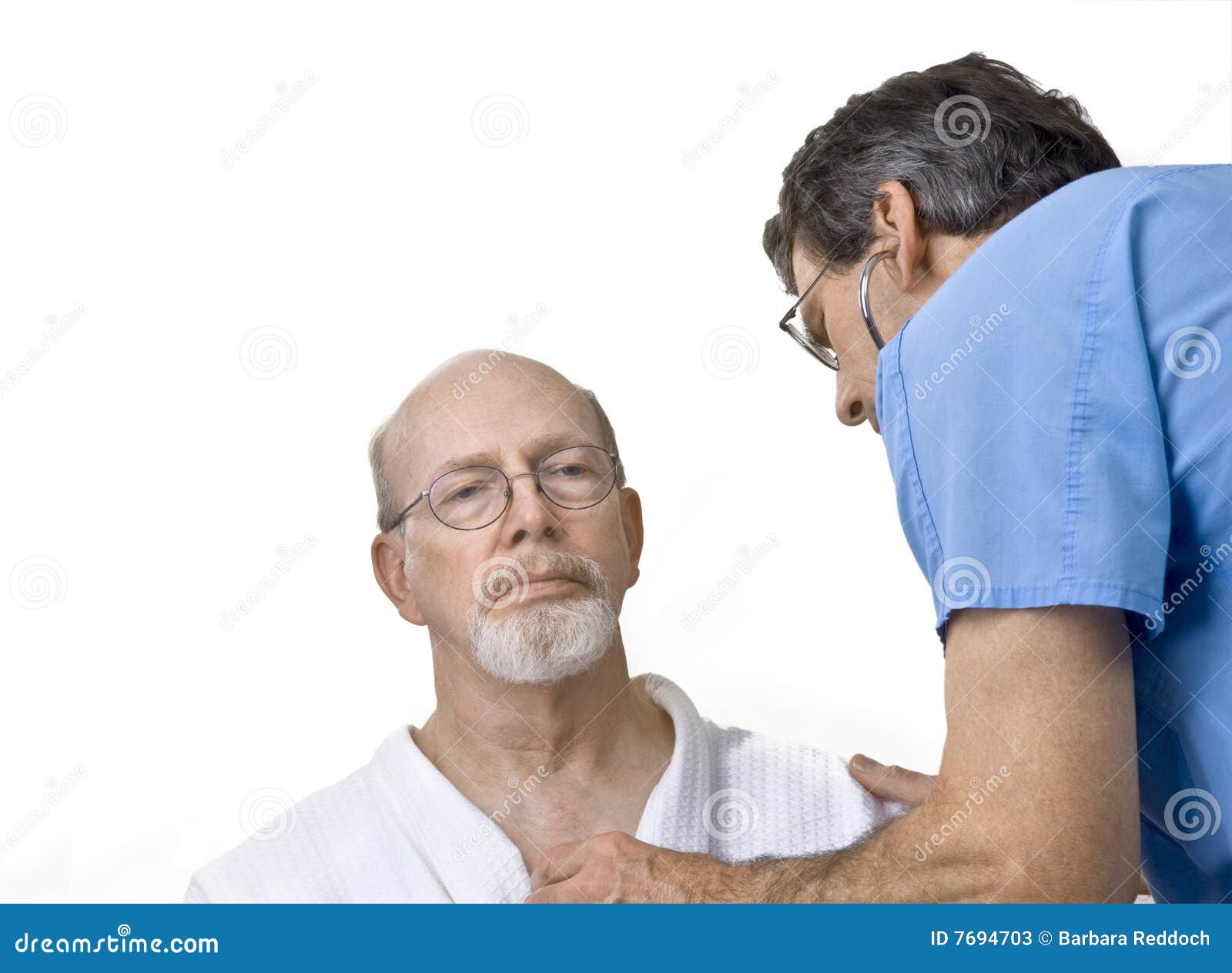Senior Physical Exam stock image. Image of isolated, horizontal - 7694703
