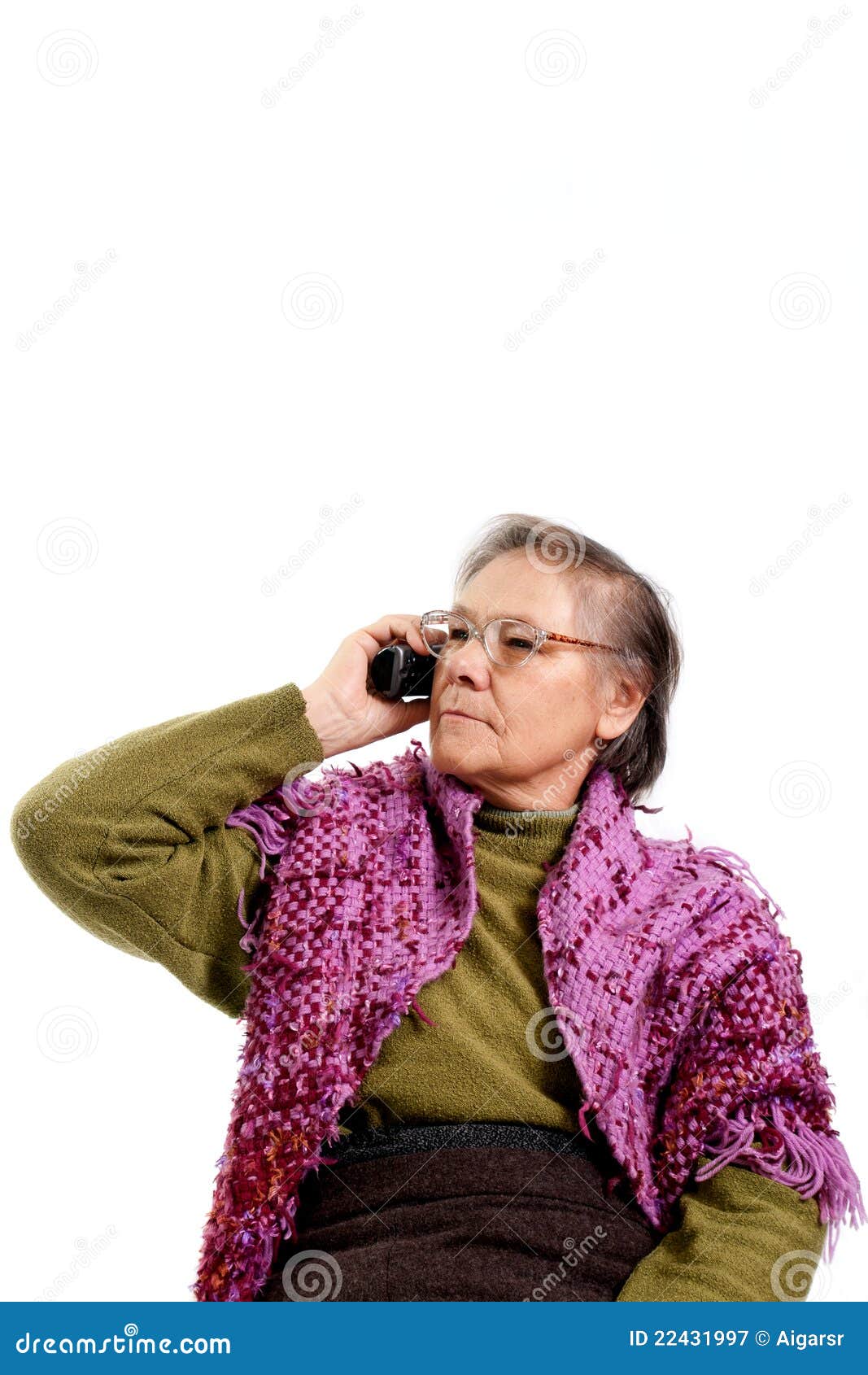 Senior Portrait - Cell Phone Stock Image - Image of portrait ...