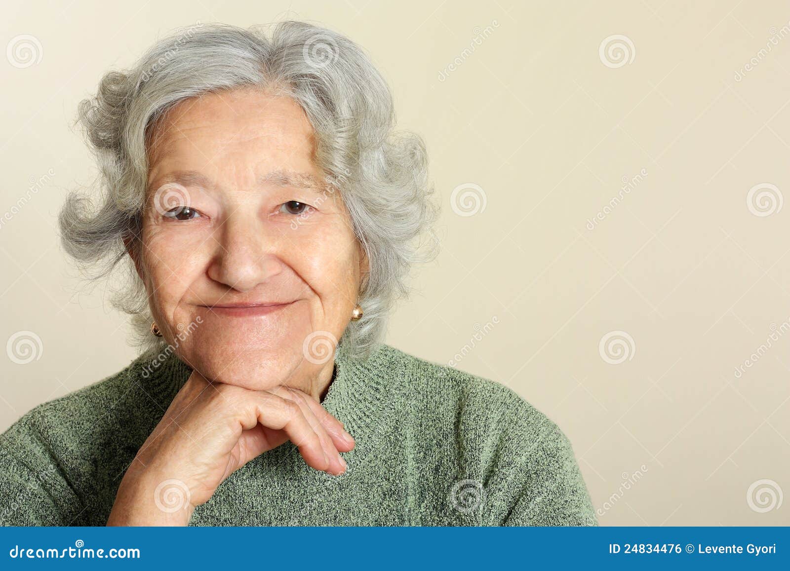 Senior portrait smile stock photo. Image of lady, face - 24834476