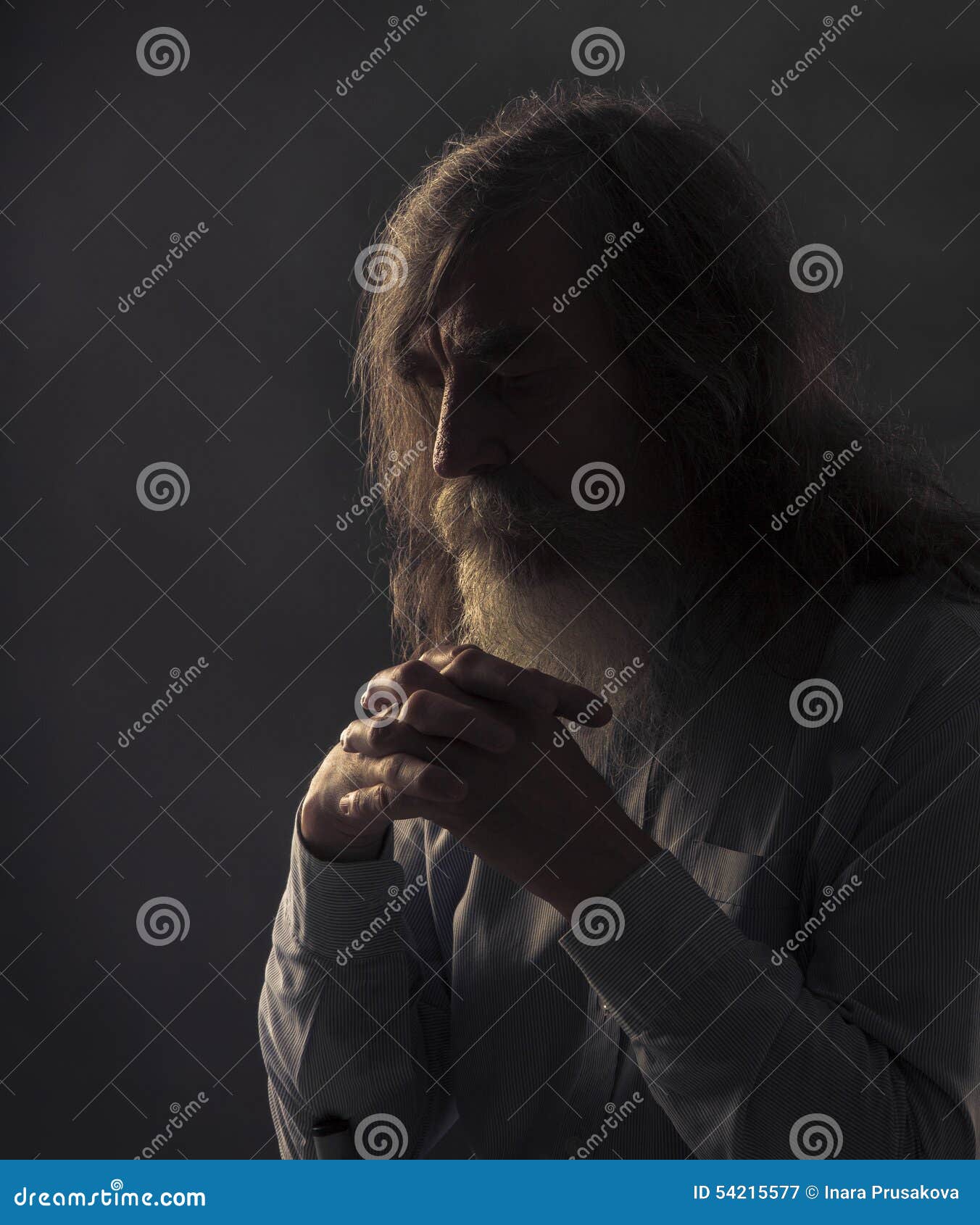 Man Folded His Hands In The Form Of Heart Stock Image | CartoonDealer ...