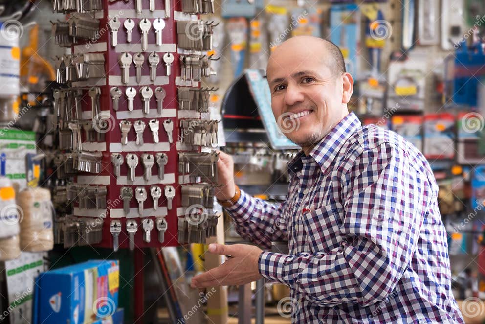 Senior Professional with Different Types of Keys Stock Photo - Image of ...