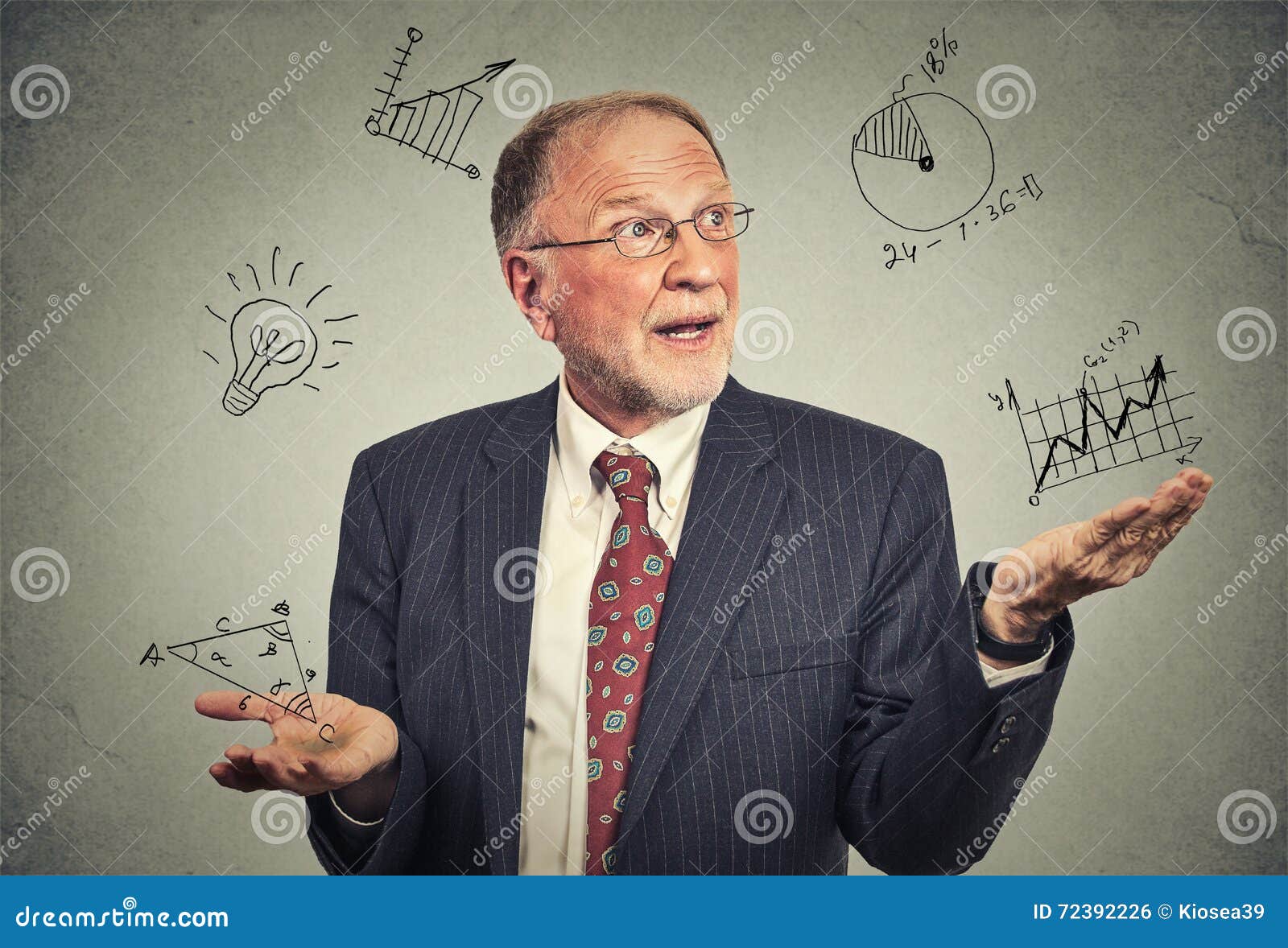 Senior professor stock photo. Image of business, senior - 72392226