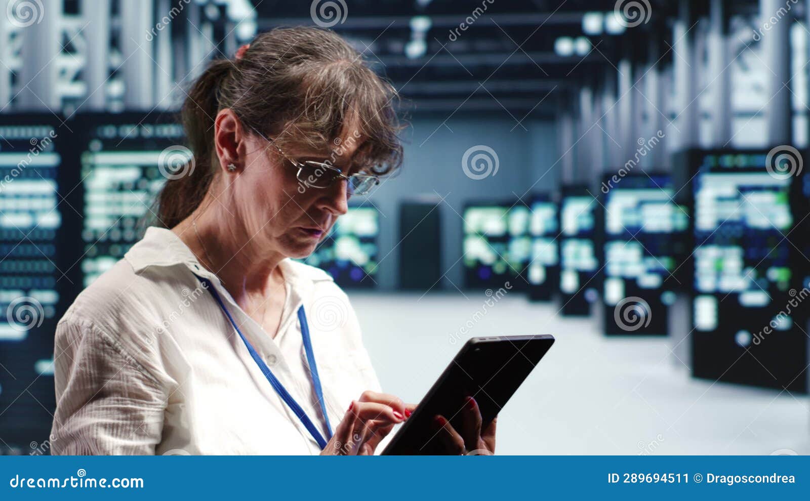 Data Center with AI Server Cabinets Stock Video - Video of s3niorlife ...