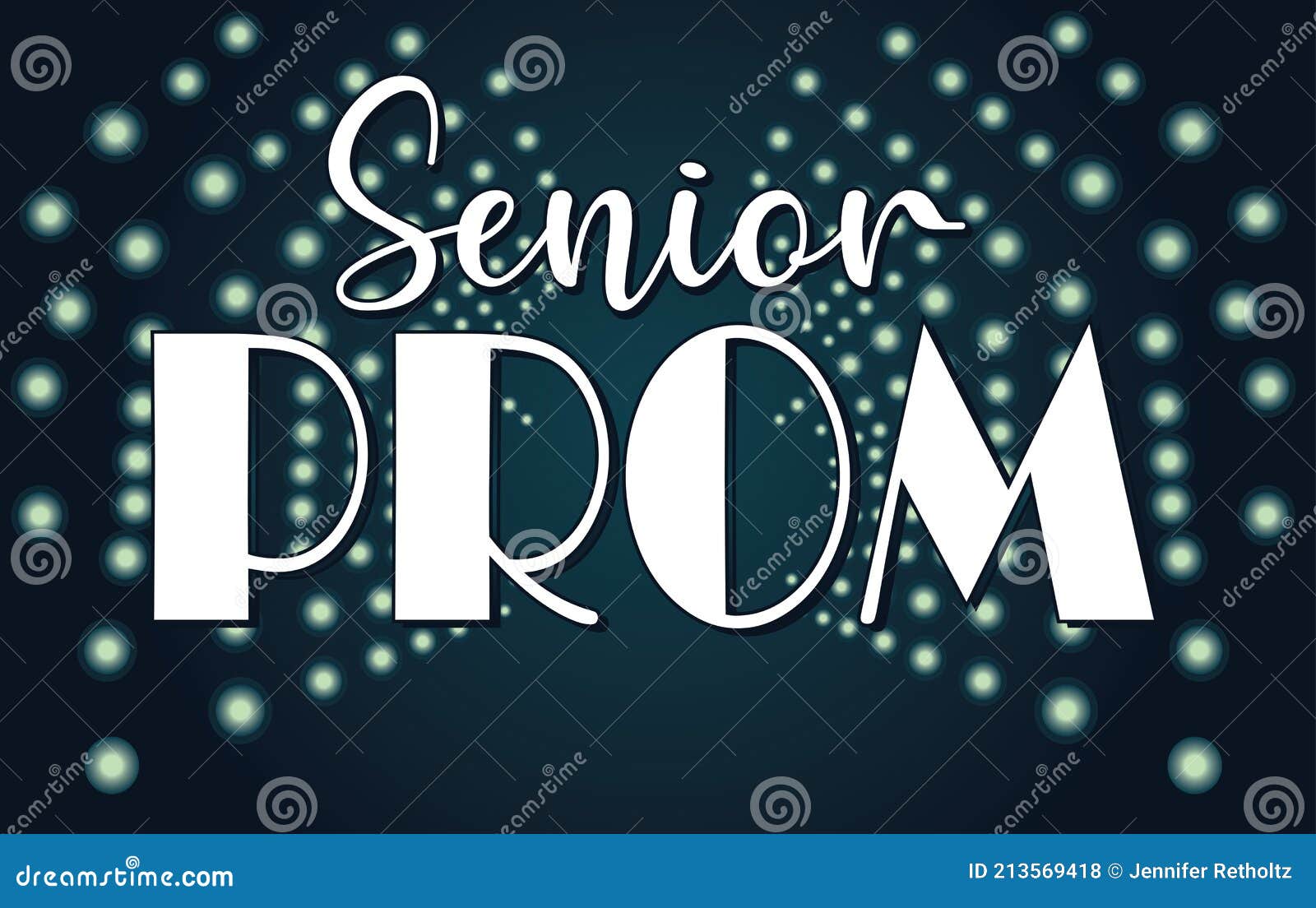 Senior Prom 2022 Formal Dress Graphic Cartoon Vector | CartoonDealer ...