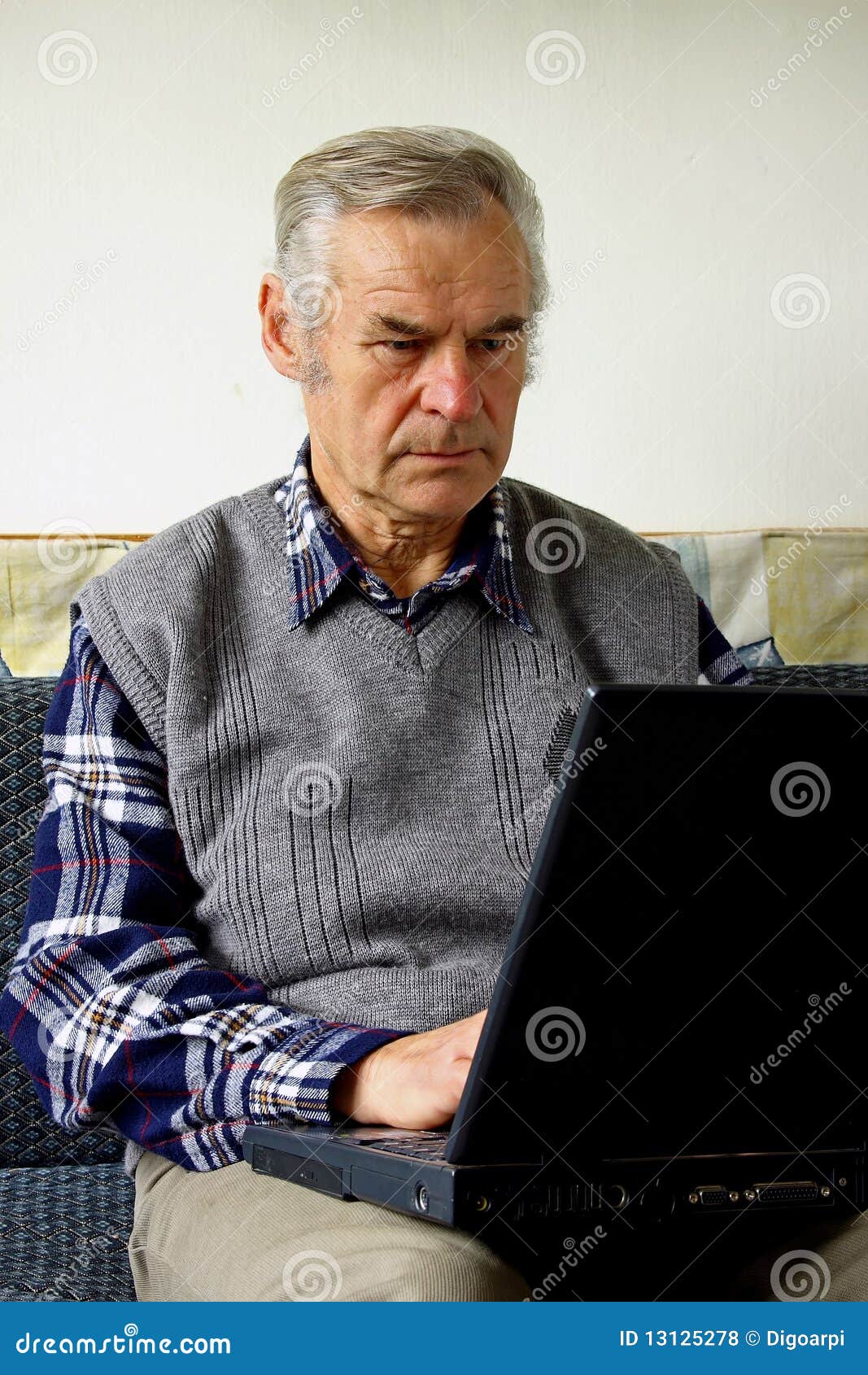 Senior, retired man stock photo. Image of looking, adult - 13125278