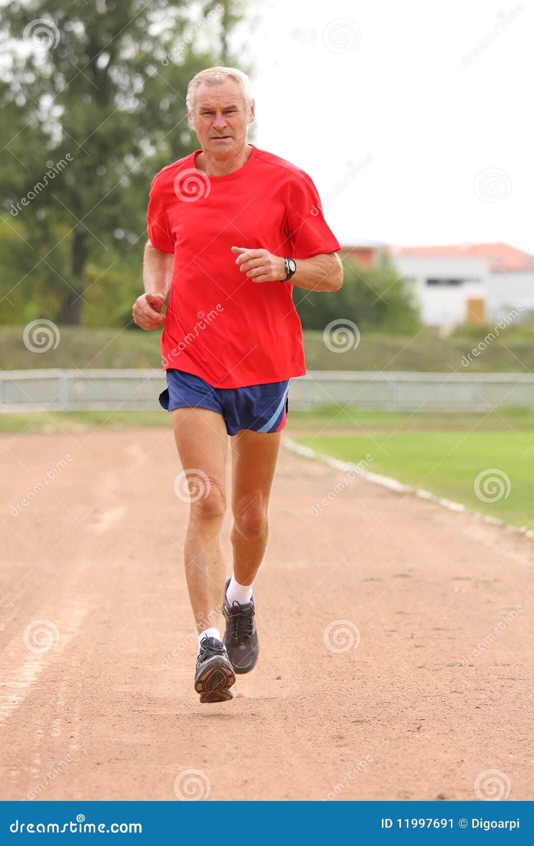 Senior runner stock image. Image of legs, leisure, adult - 11997691