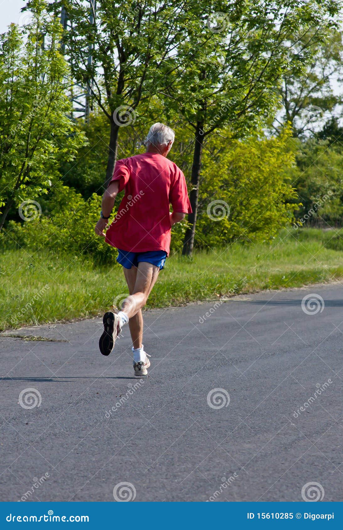 Senior runner stock image. Image of lifestyle, sport - 15610285