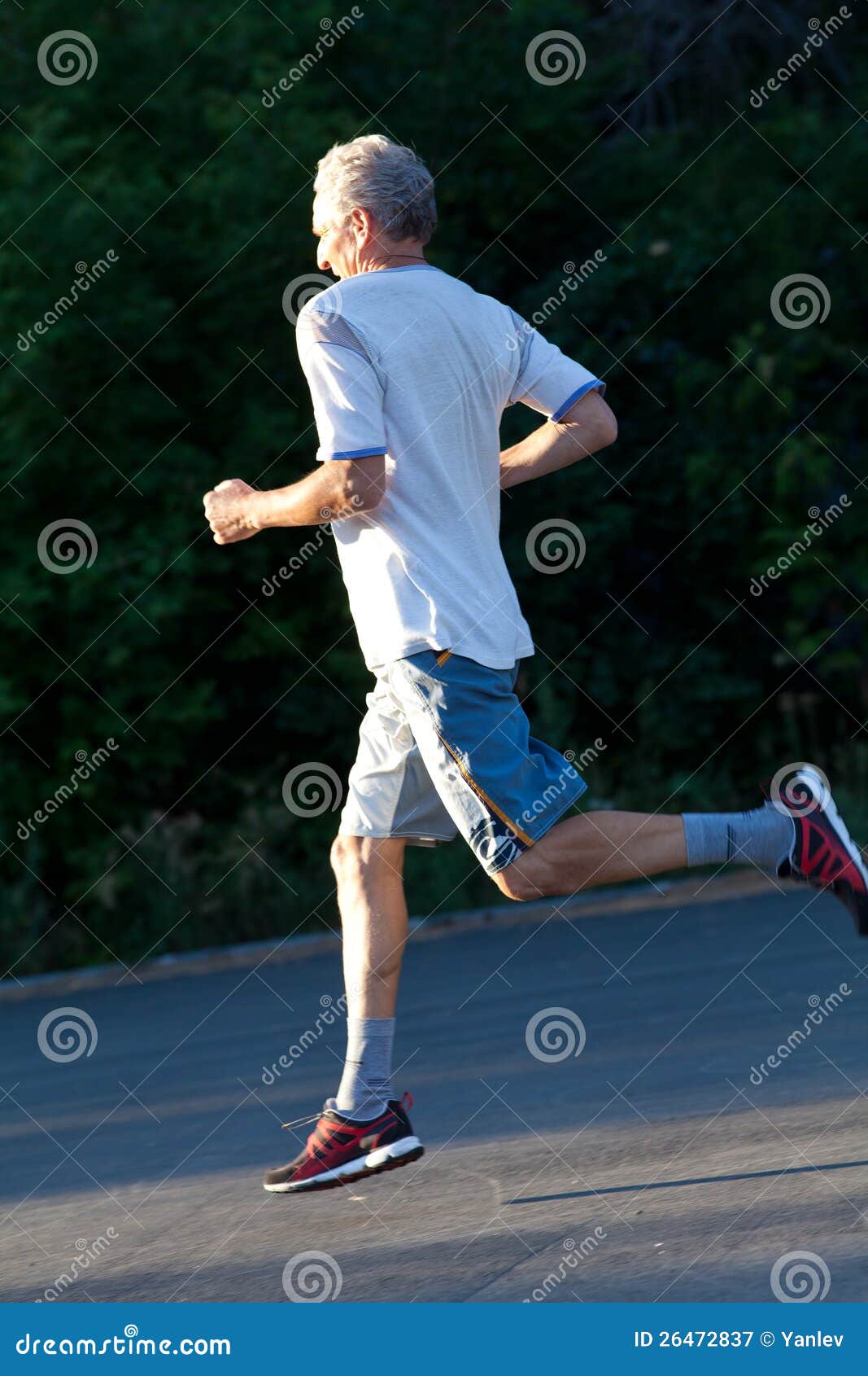 Senior runner stock image. Image of beautiful, caucasian - 26472837