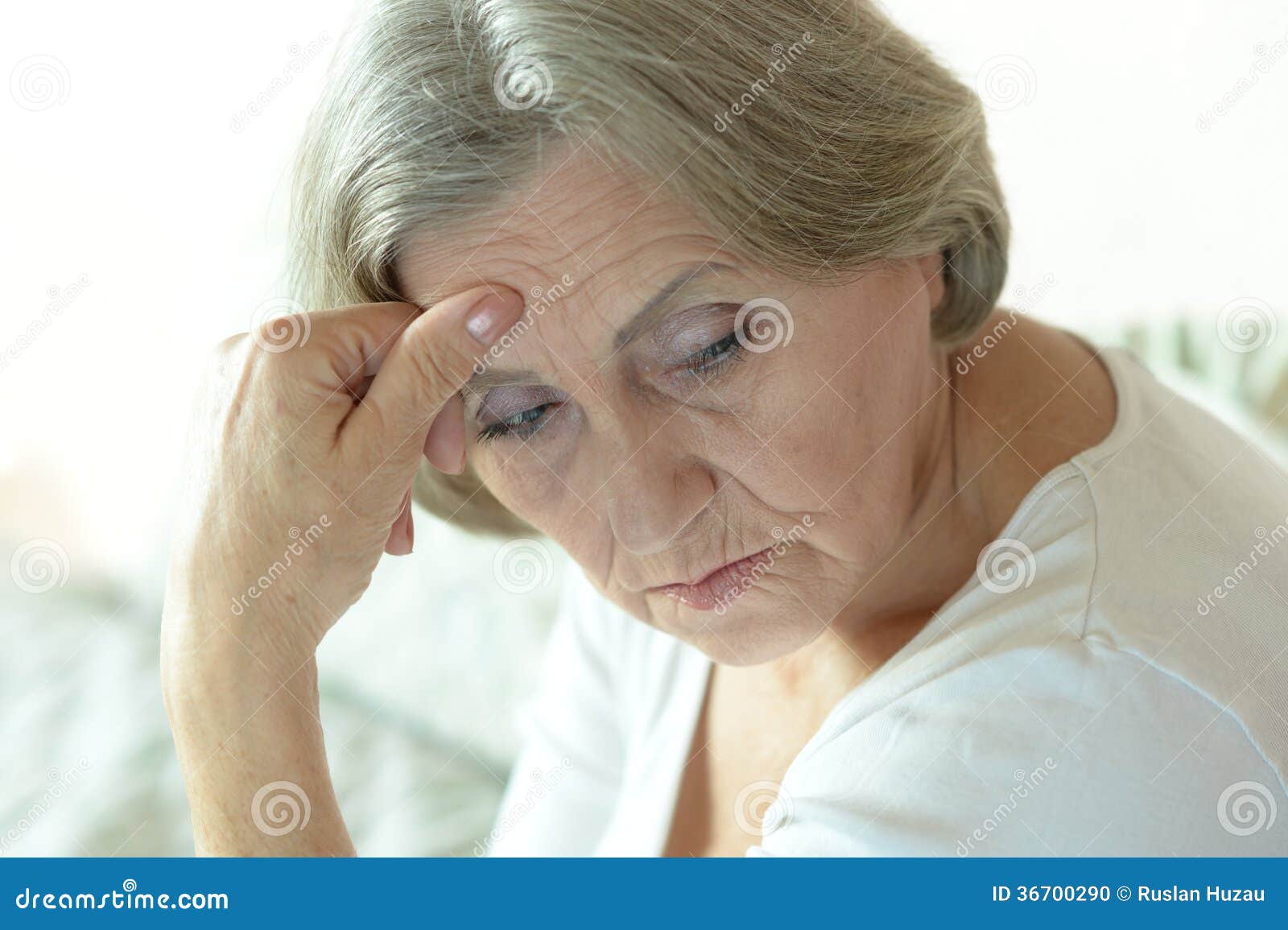 Senior sad woman stock photo. Image of isolated, model - 36700290