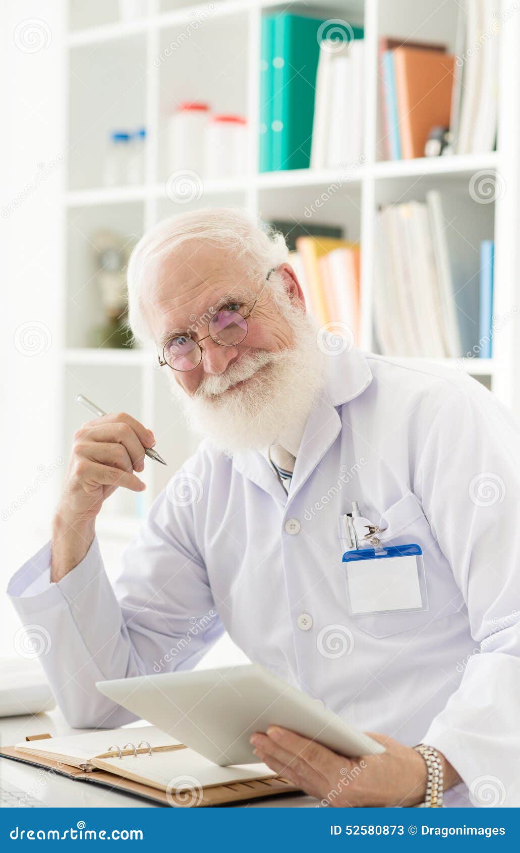 Senior Scientist at His Workplace Stock Image - Image of senior, office ...