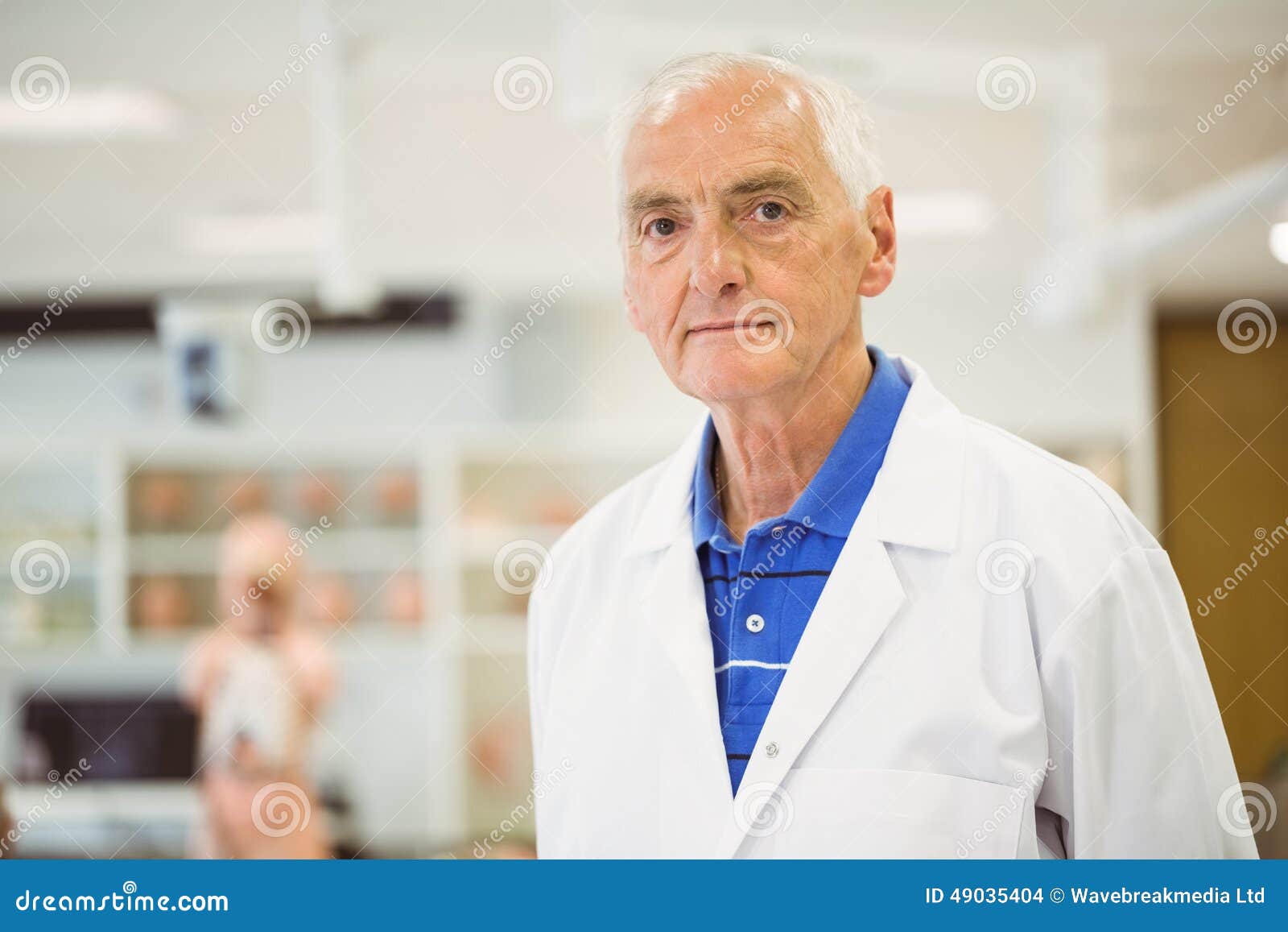 Senior Scientist Looking at Camera Stock Photo - Image of university ...