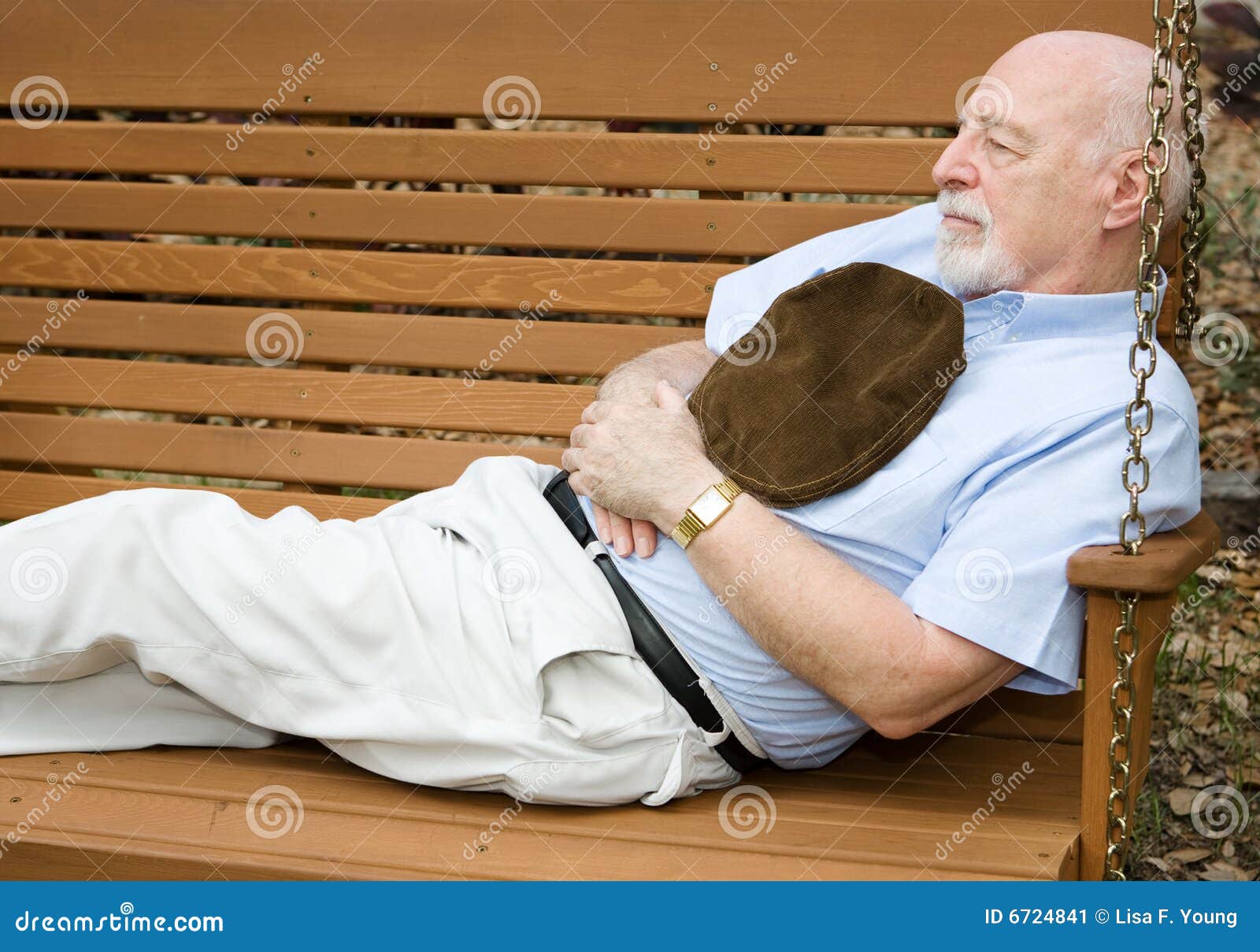 Senior Siesta stock image. Image of sleeping, elderly - 6724841