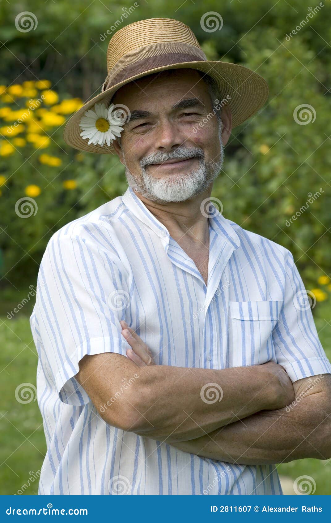 Senior smiling stock image. Image of grey, haired, looking - 2811607