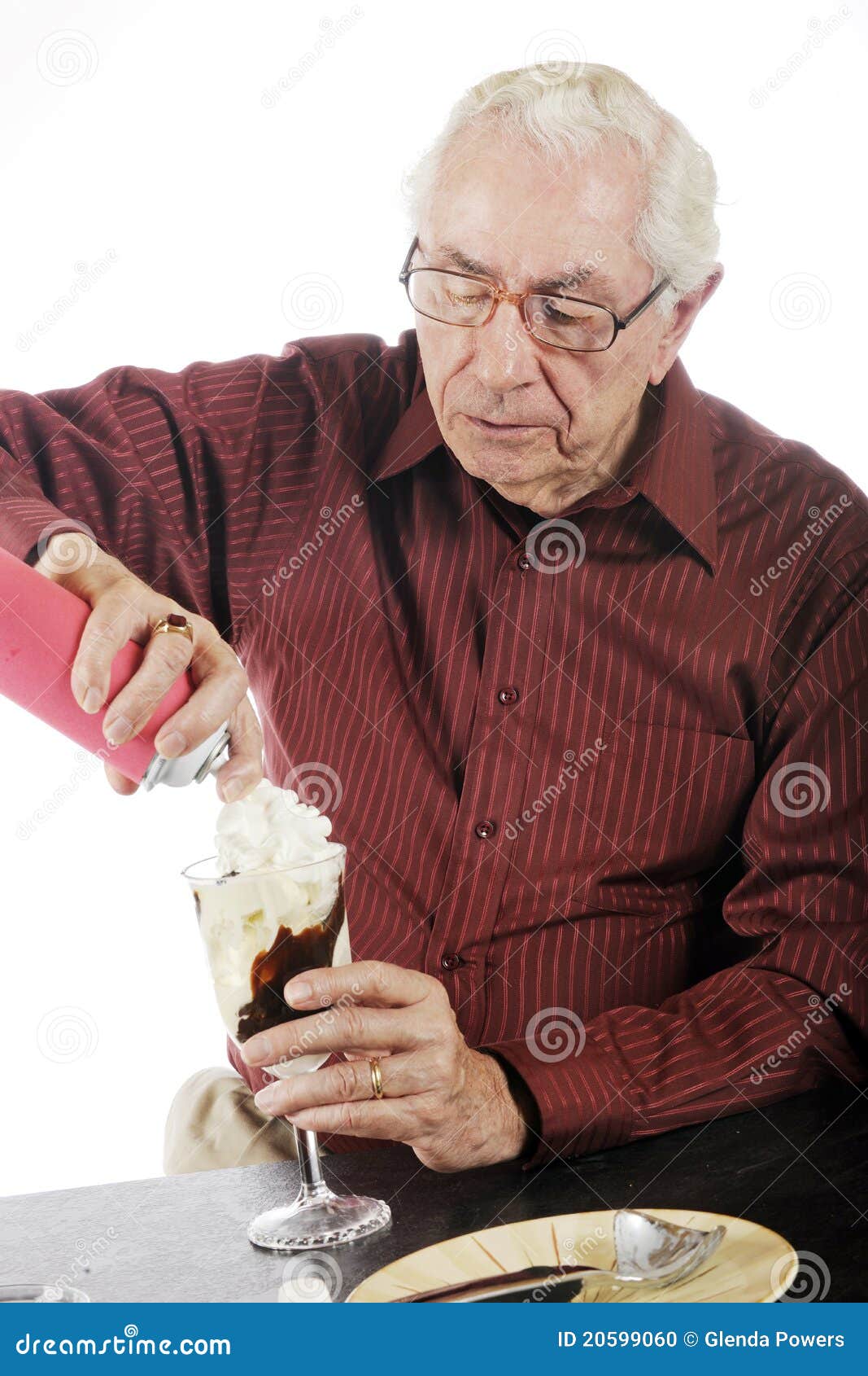 Senior Sundae stock photo. Image of goblet, food, sundae - 20599060