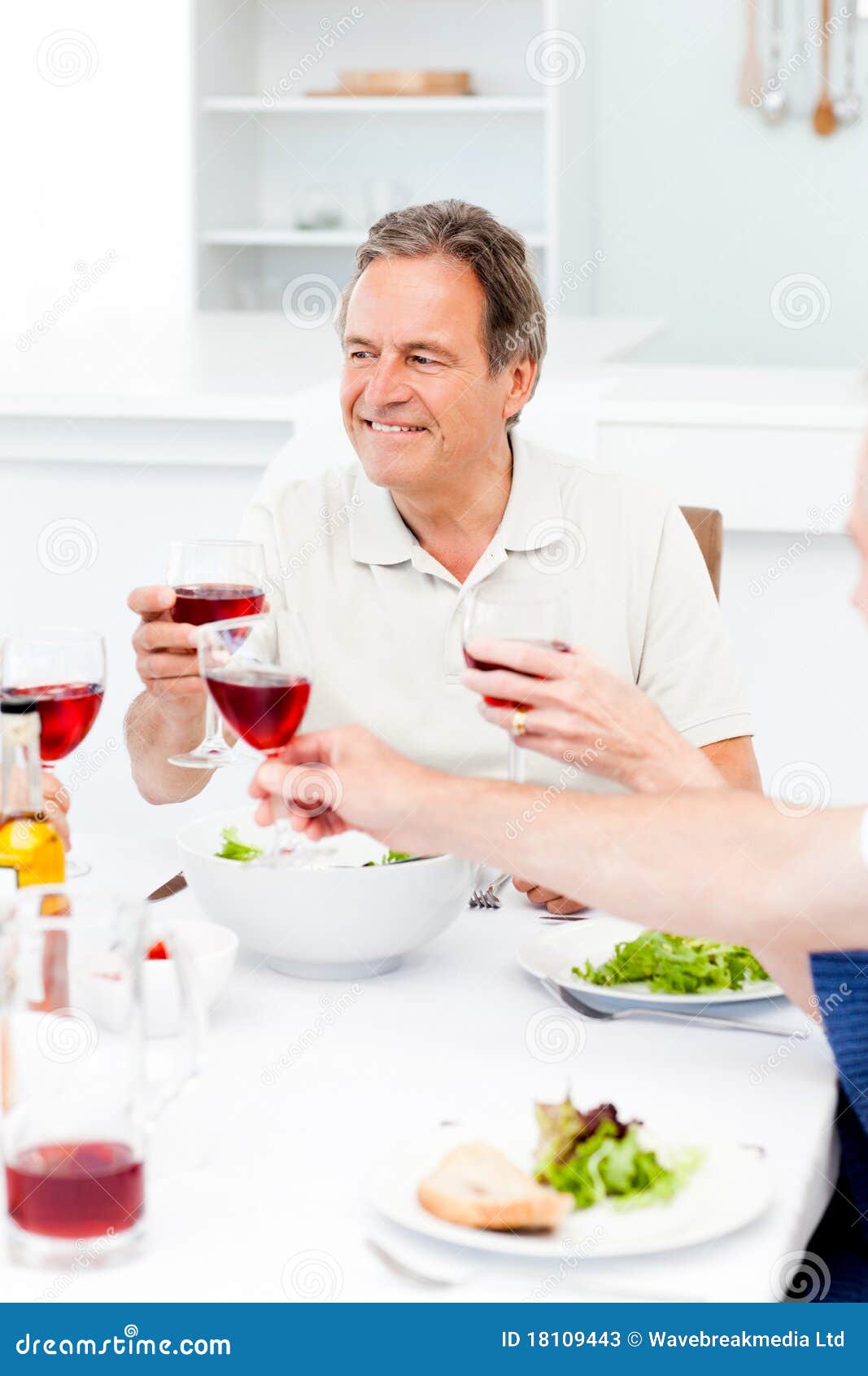 Senior Taking Lunch with Friends Stock Image - Image of eating, life ...