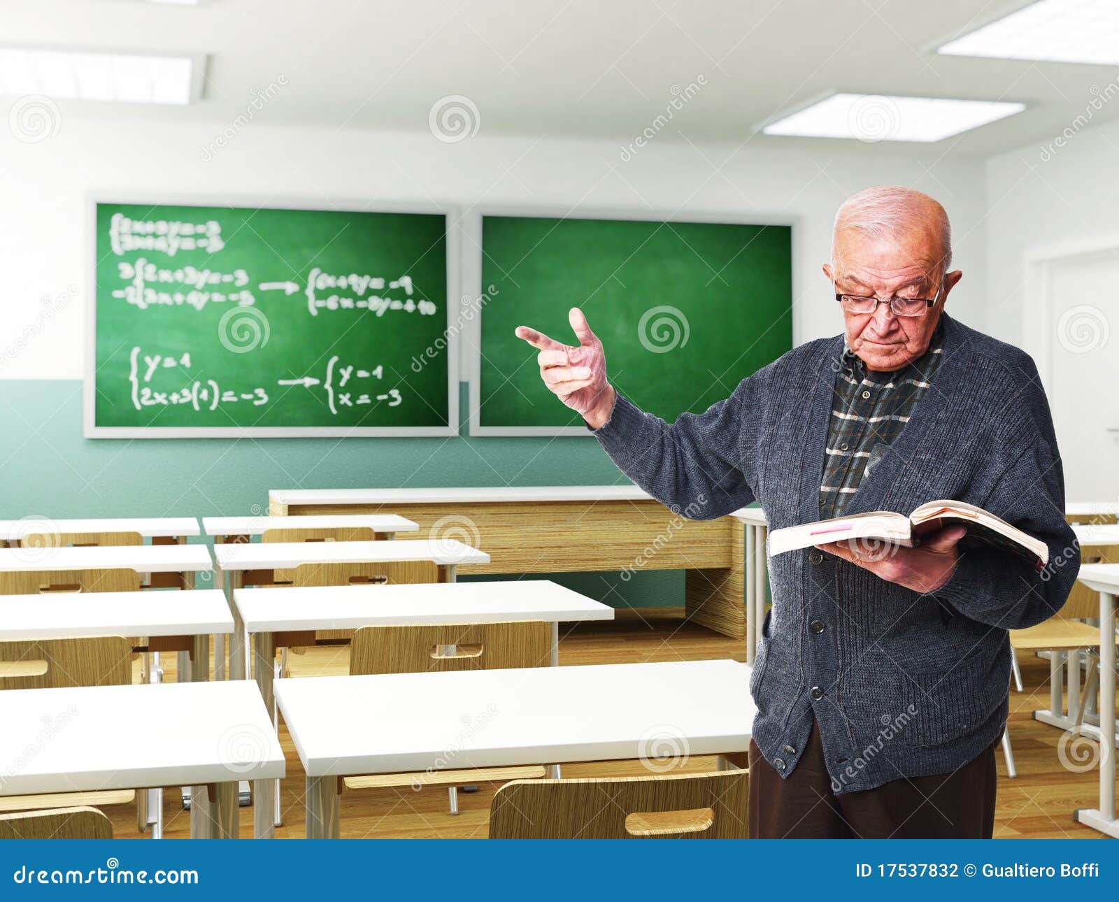 Senior teacher stock photo. Image of jumper, senior, freckles - 17537832