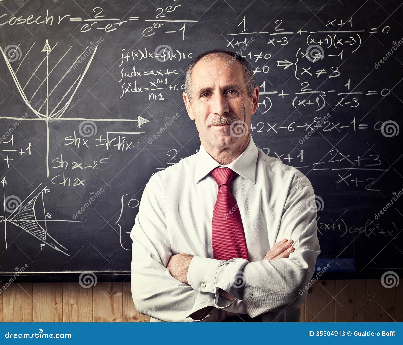 Senior teacher stock image. Image of chalkboard, lesson - 35504913