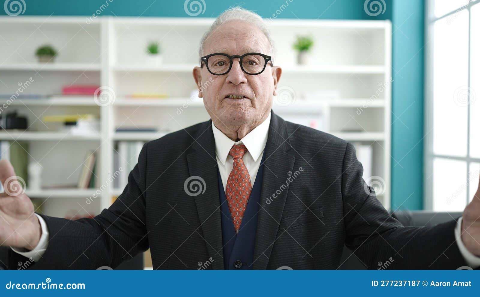 Senior Teacher Screaming Angry at University Classroom Stock Image ...