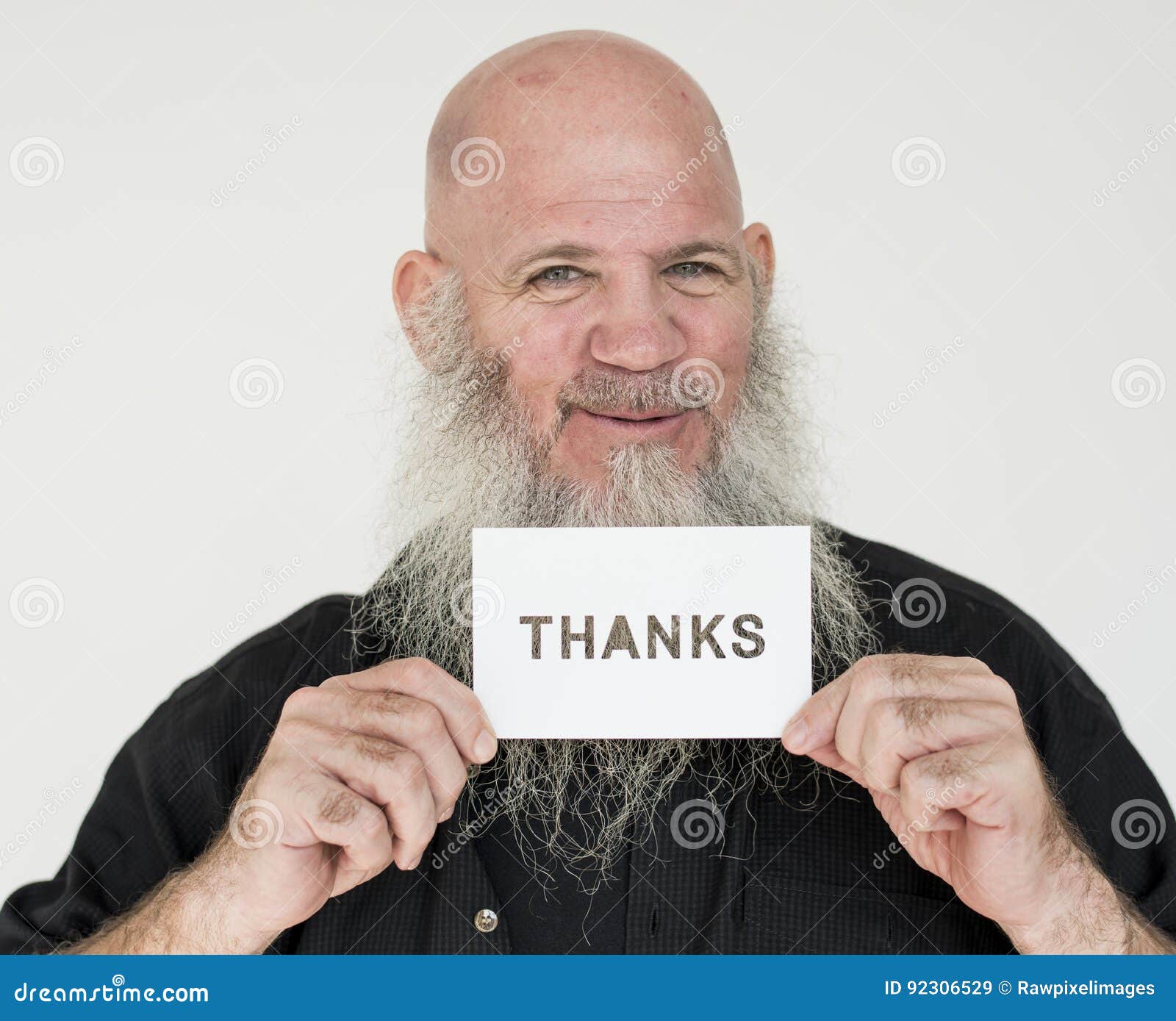 Senior Thanks Card Holding Concept Stock Image - Image of target, hand ...