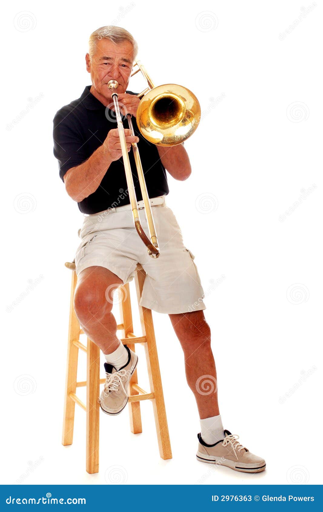 Senior Trombone Player Picture. Image: 2976363