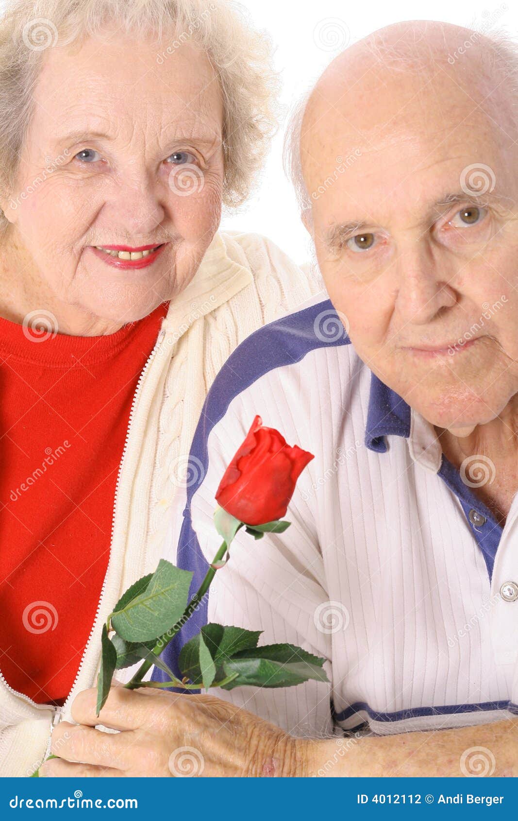 Senior valentines portrait stock photo. Image of grandfather - 4012112