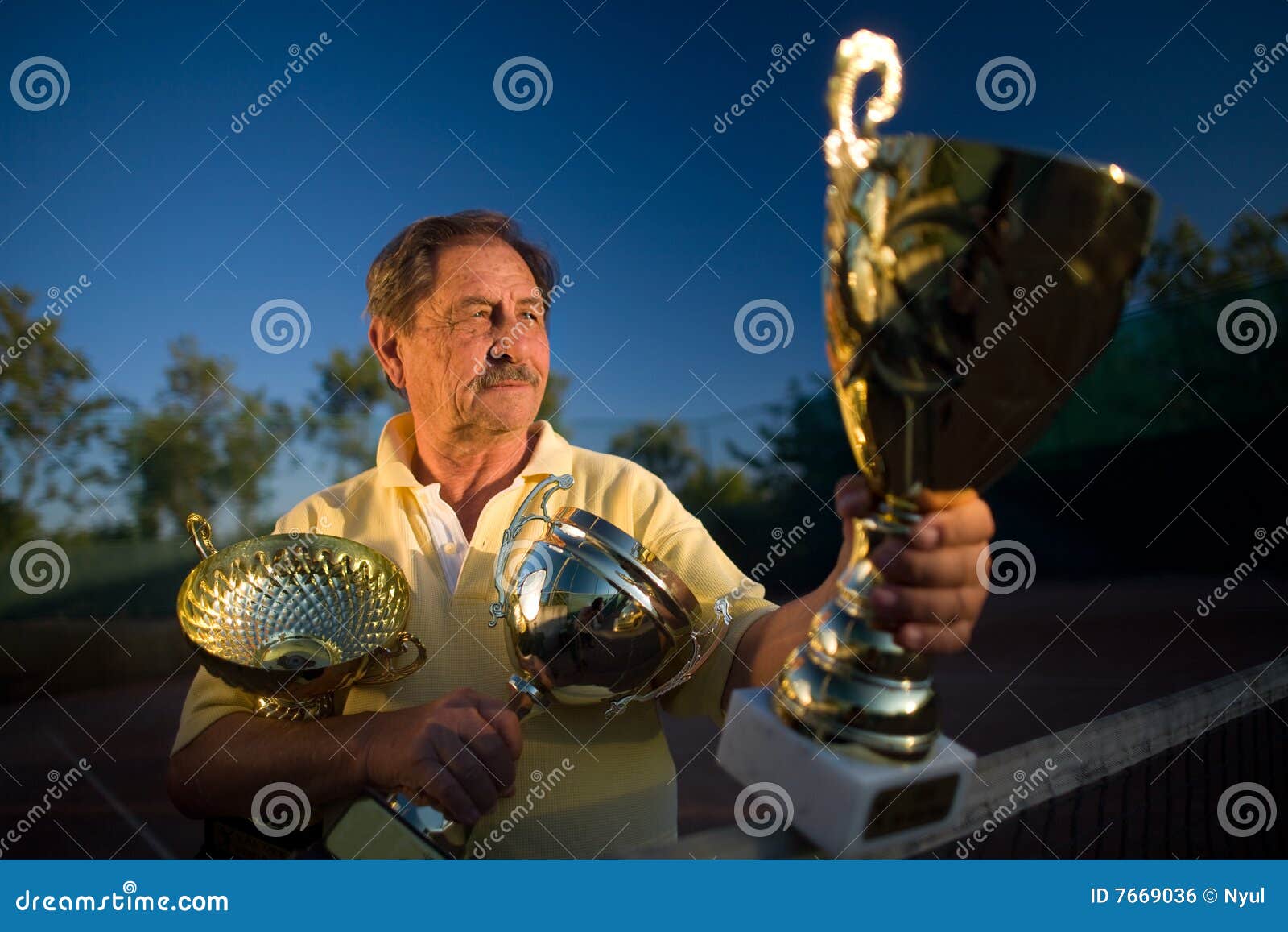 Senior winner stock photo. Image of active, boomer, elderly - 7669036