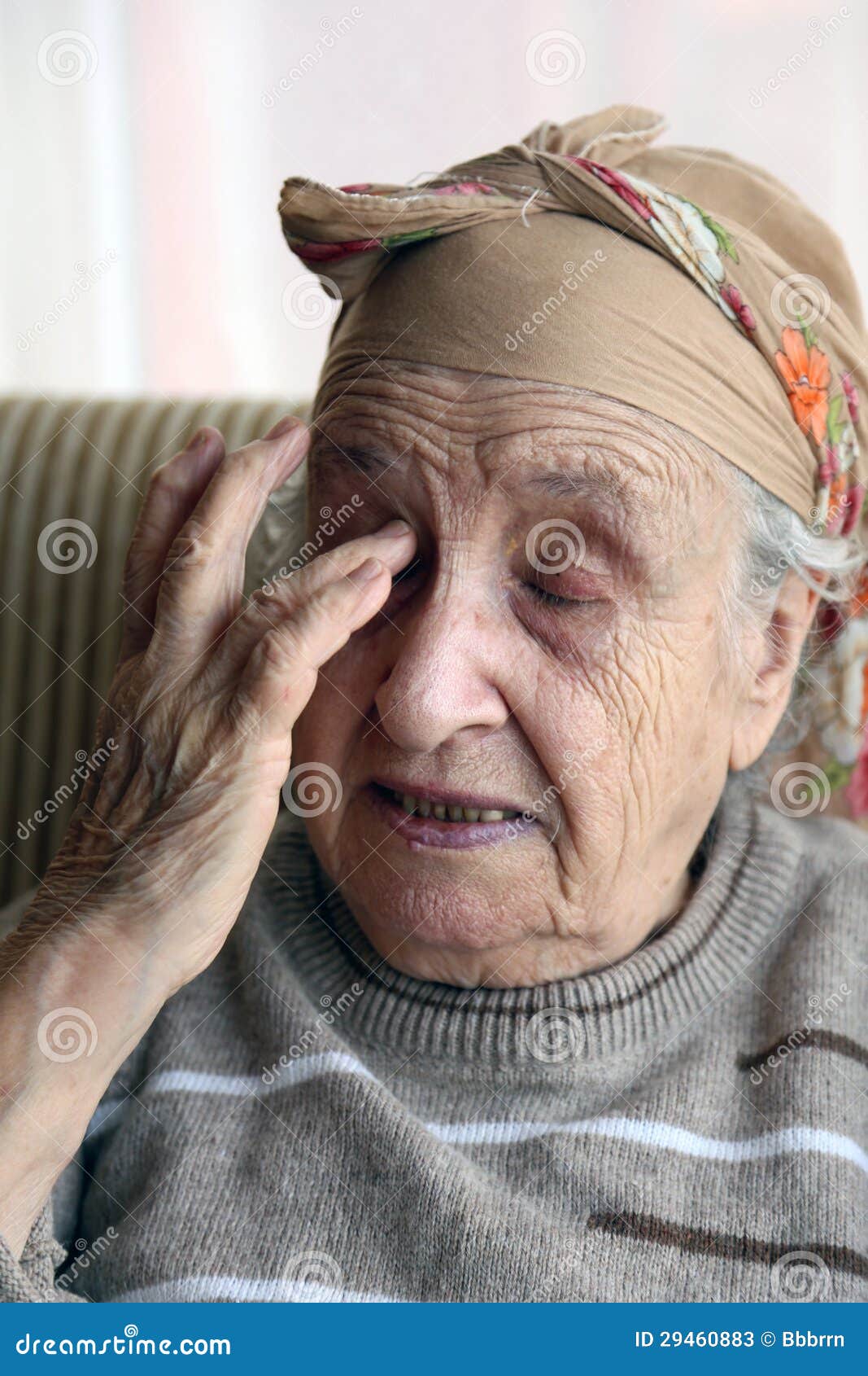 Senior woman crying stock image. Image of miserable, gloomy - 29460883