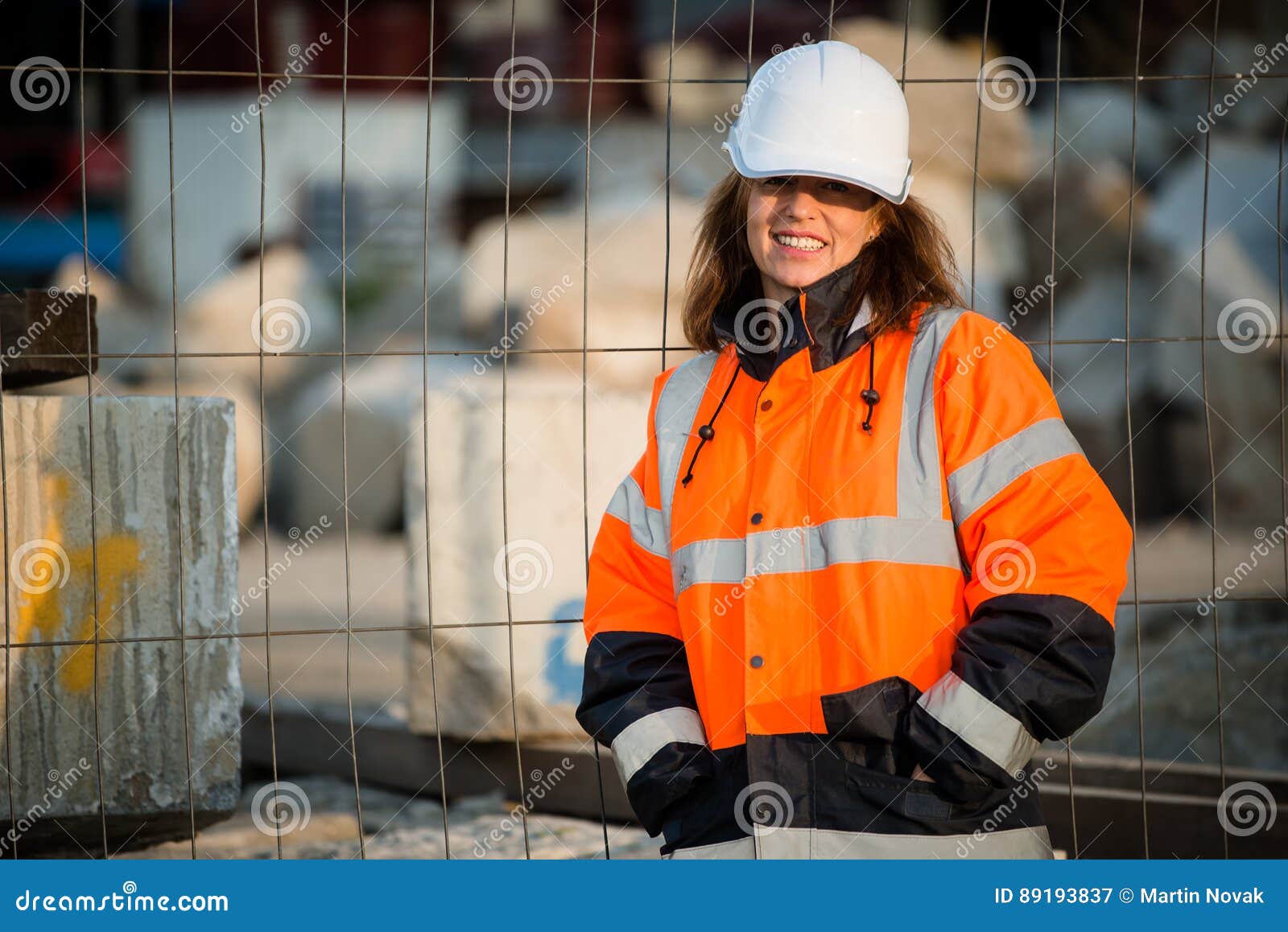 Senior Woman Engineer Portrait Stock Image - Image of wear, happy: 89193837