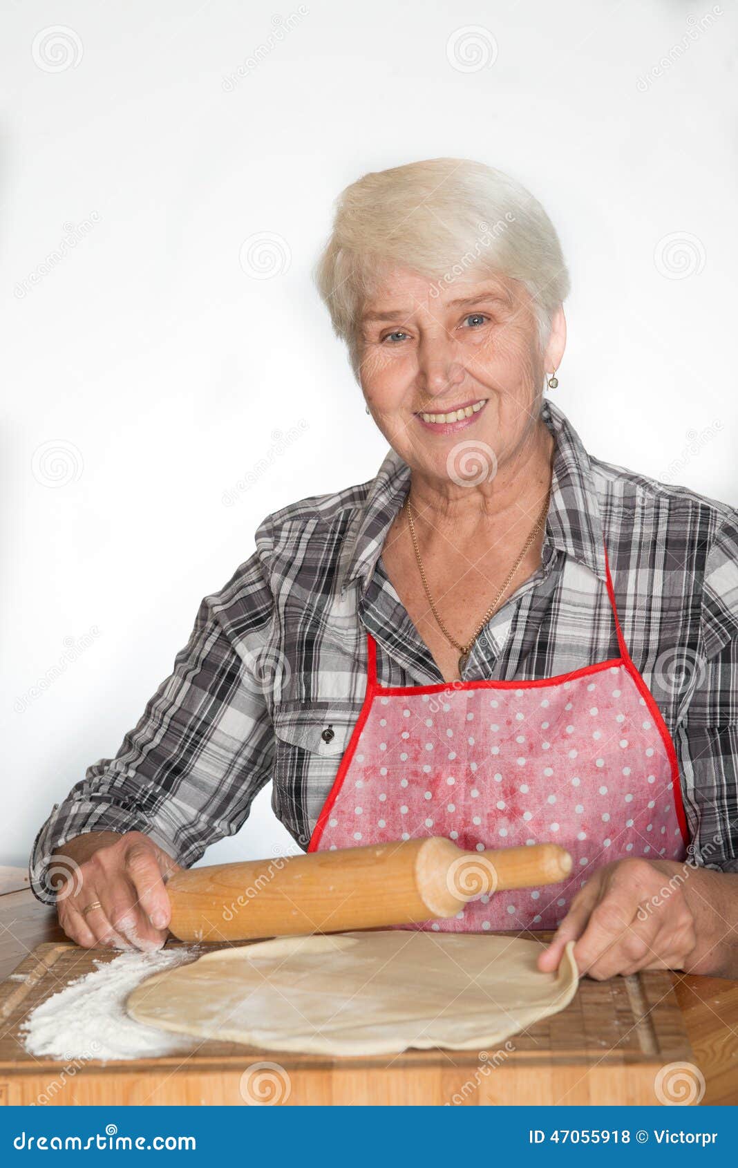 Senior Woman Making Cookies Stock Photo - Image of cookie, adult: 47055918