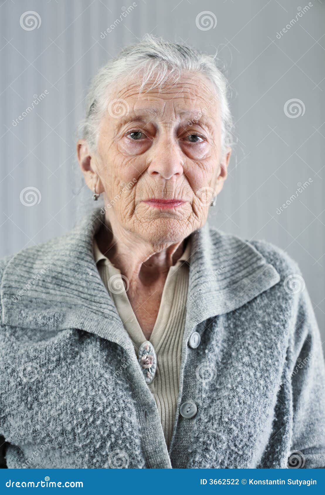 Senior woman portrait stock photo. Image of portrait, pretty - 3662522