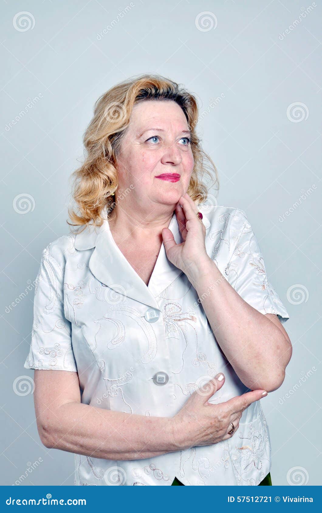 Senior Woman Portrait Stock Image Image Of White Female 57512721