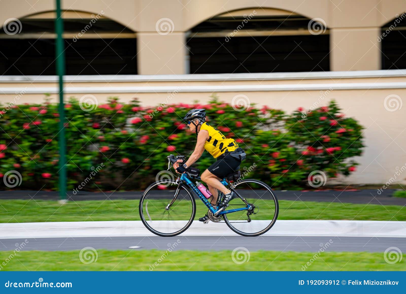 Senior Woman on a Racing Bicycle Editorial Photography - Image of ...