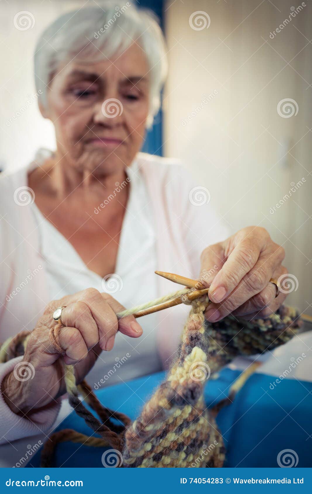 Senior woman sewing stock image. Image of elderly, activity - 74054283
