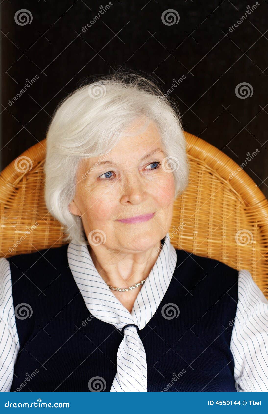 Senior woman sitting stock photo. Image of granny, portrait - 4550144